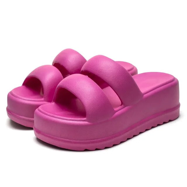 Summer New EVA Thick Sole Women‘s Slippers Elevated Soft Sole Anti Slip ...