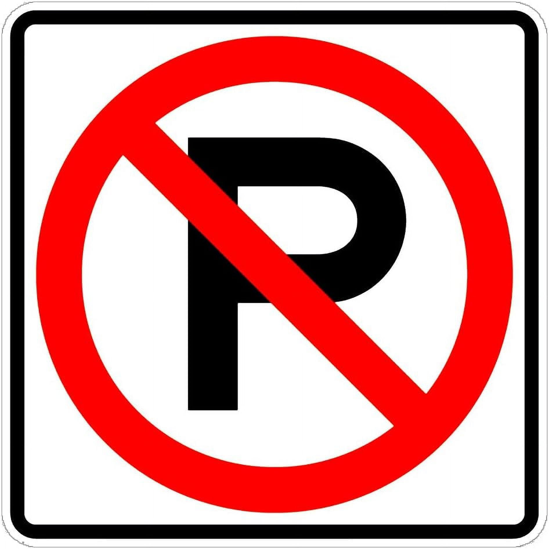 No Parking in Driveway - Noticeable 12 x 18 Design with 3M High ...