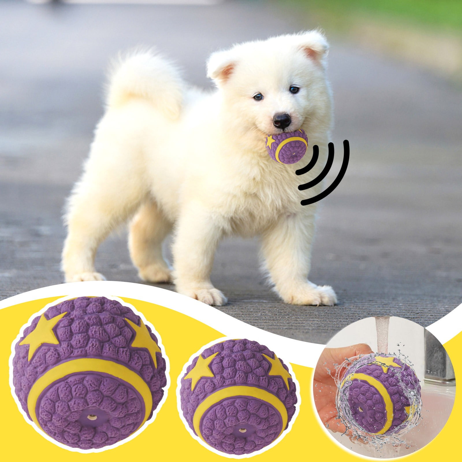 Summer Offers, Pet Chew Toy, Cotton Stuffed Ball, High Elasticity ...