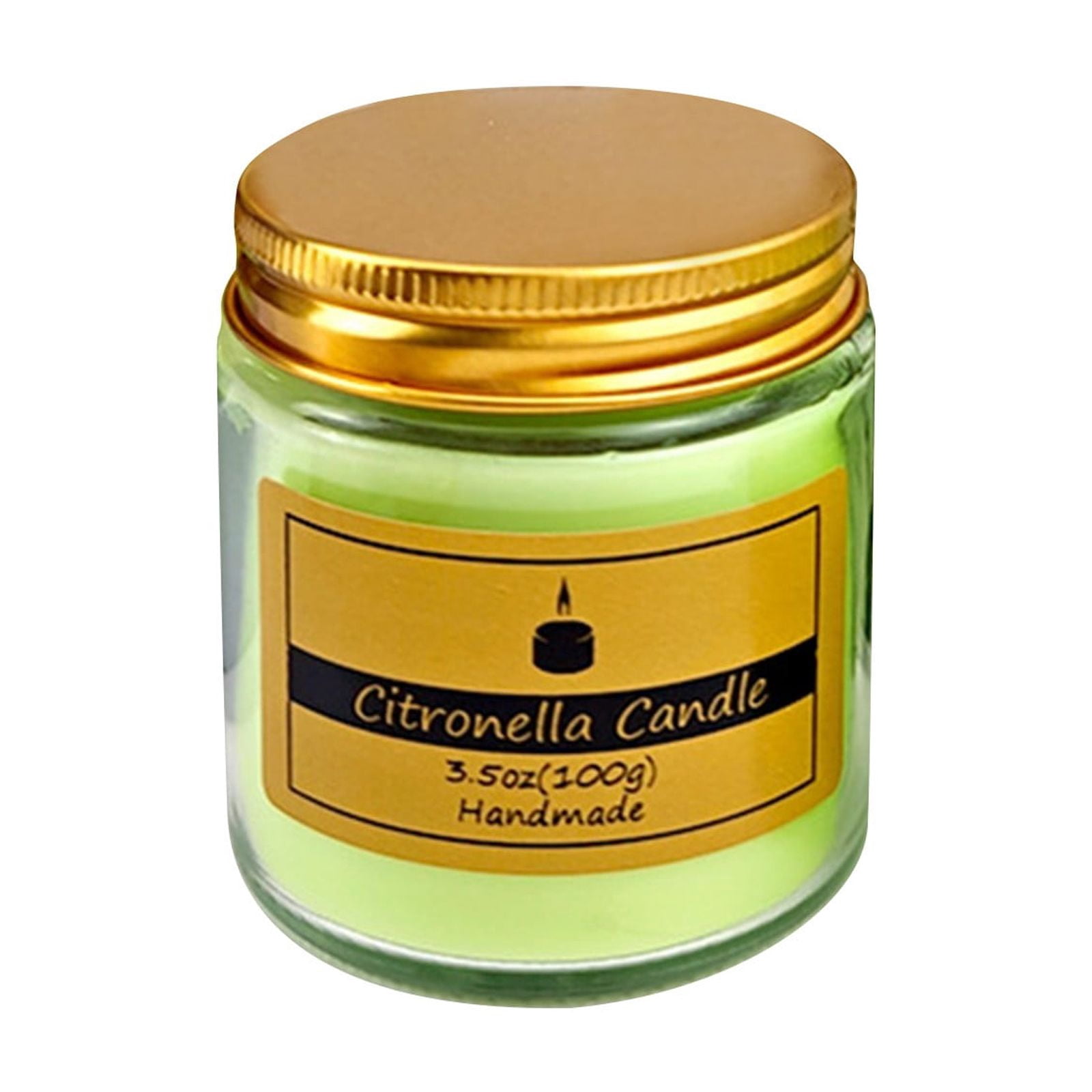 Summer Outdoor Indoor Citronella Scented Candles Plant Wax Essential ...