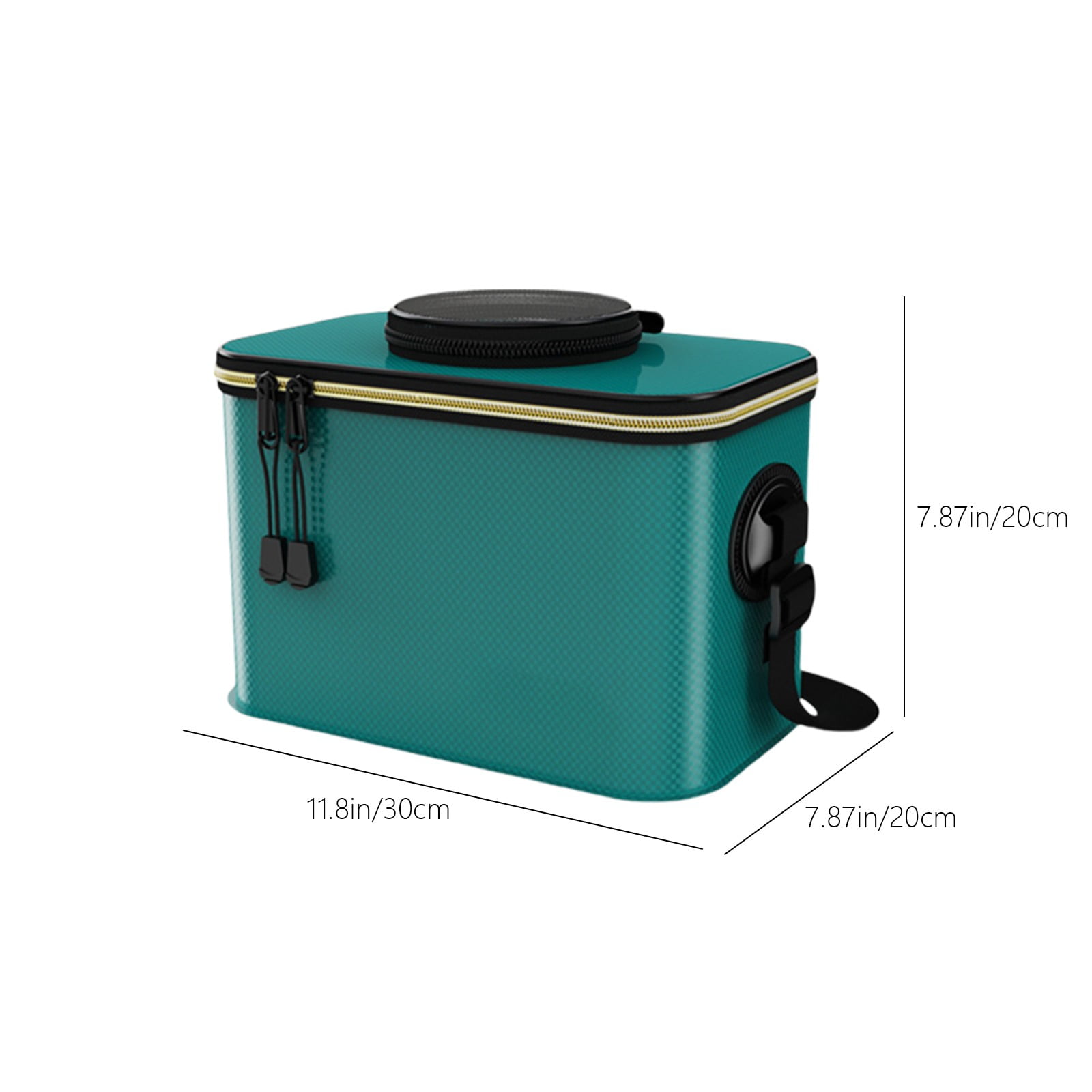 Kyusrd Folding Fishing Bucket Live Fish Container Foldable Fishing Box ...