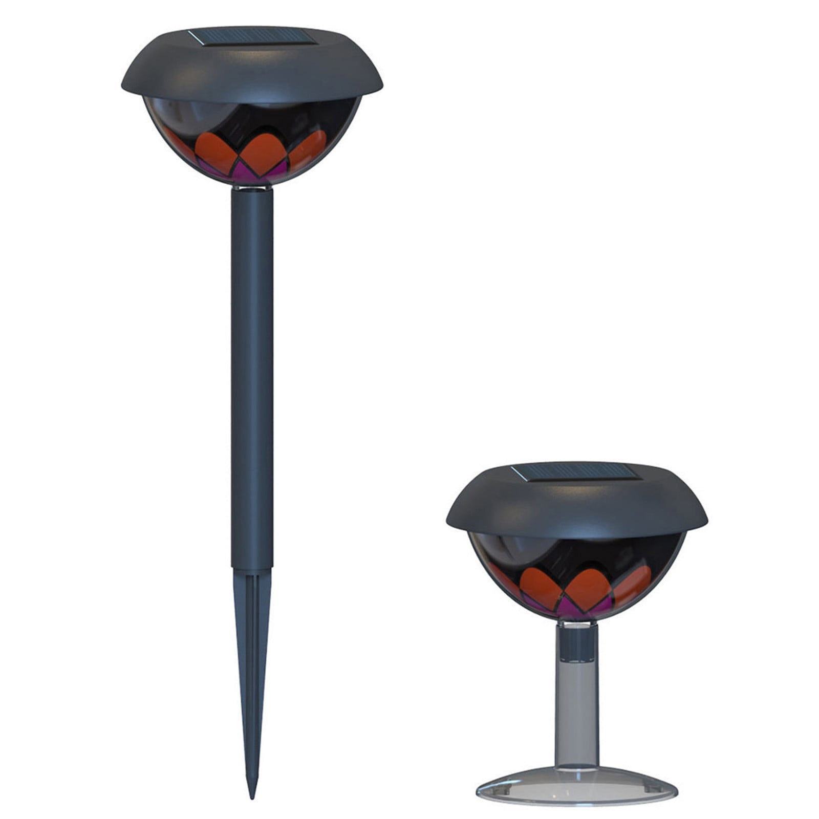 Kyusrd Solar Projection Lamp Camping Desktop Grass Lamp Outdoor Garden ...