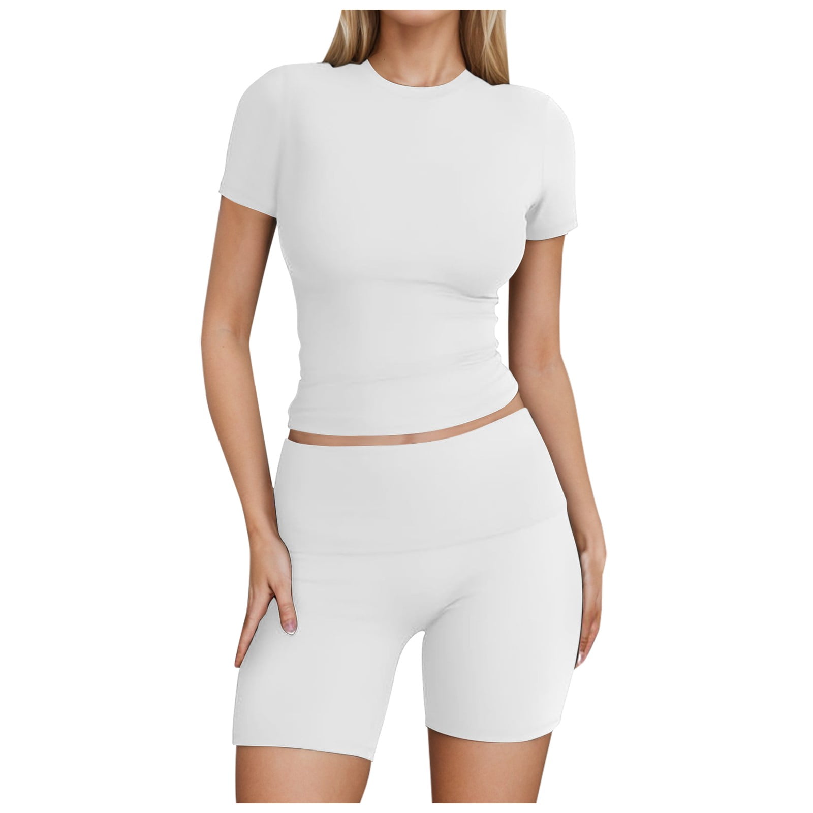 Summer Outfits for Women Womens 2 Piece Sets Summer Workout Short ...