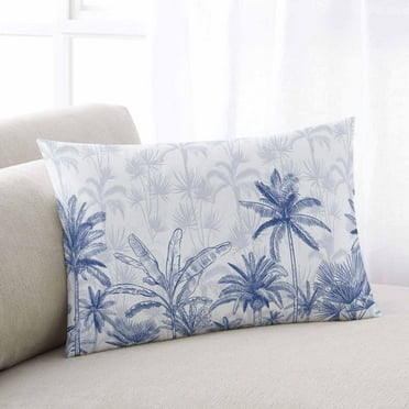 Exotic Palm Tree Zabuton Pillow - Thick & Soft Floor Cushion for Adults ...
