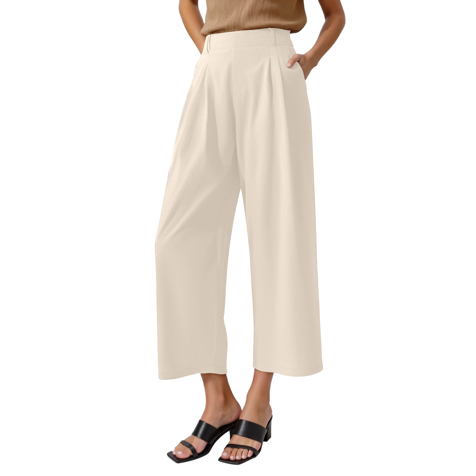 Summer Pants for Women Casual Loose Straight Leg Pants Summer ...