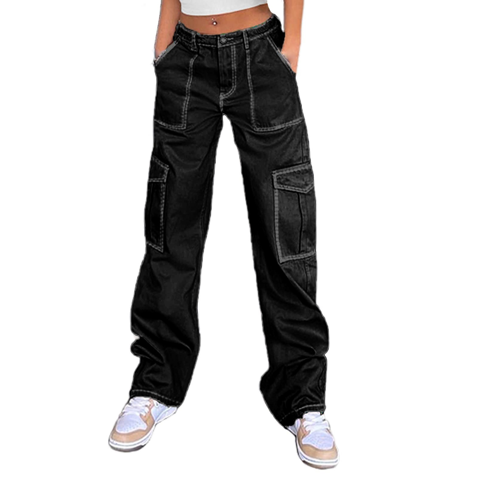 Summer Pants for Women Slouchy for Women Girls Flare Leggings plus Size ...