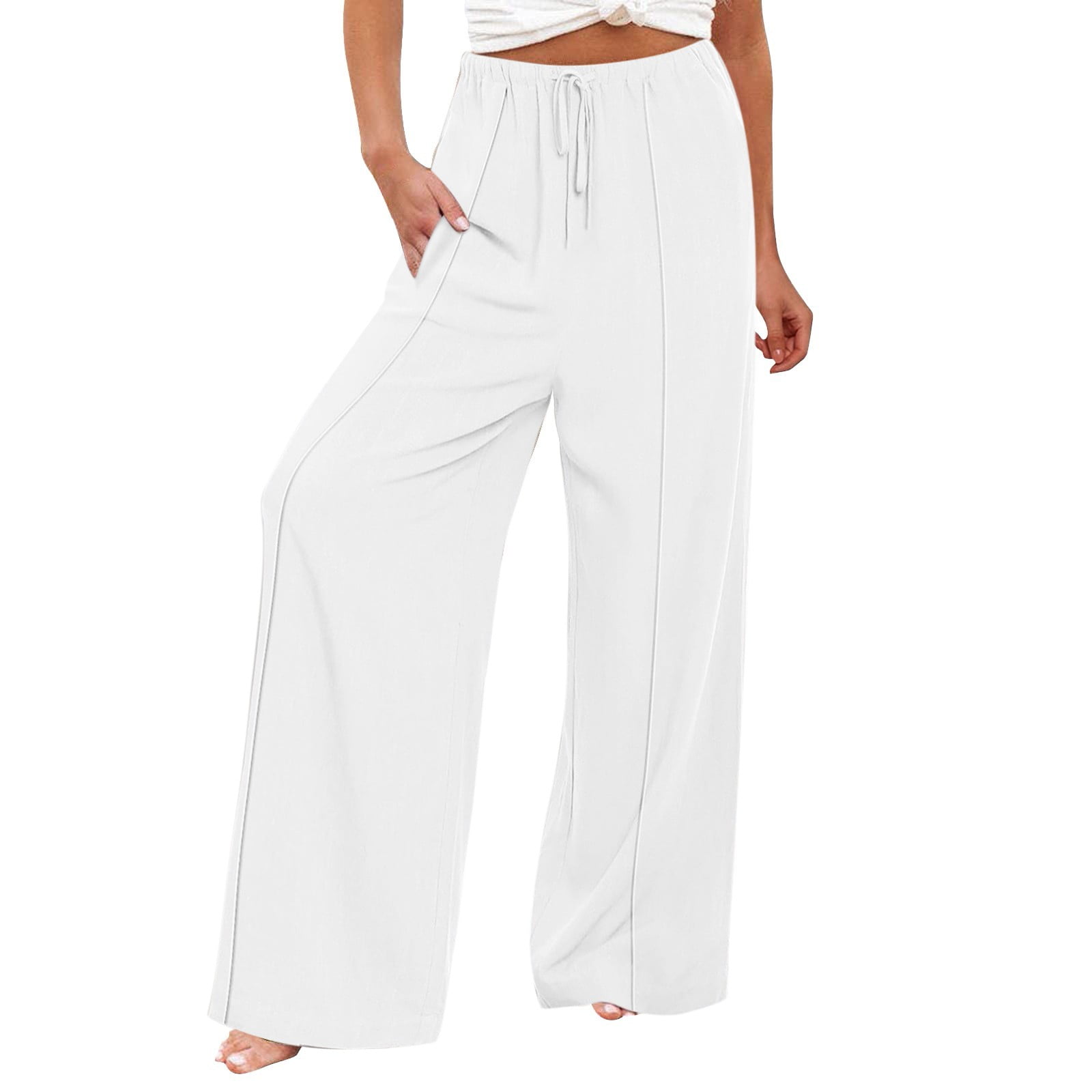 Summer Pants for Women Stretchy Suit plus Size Stretch Pant Dress for ...