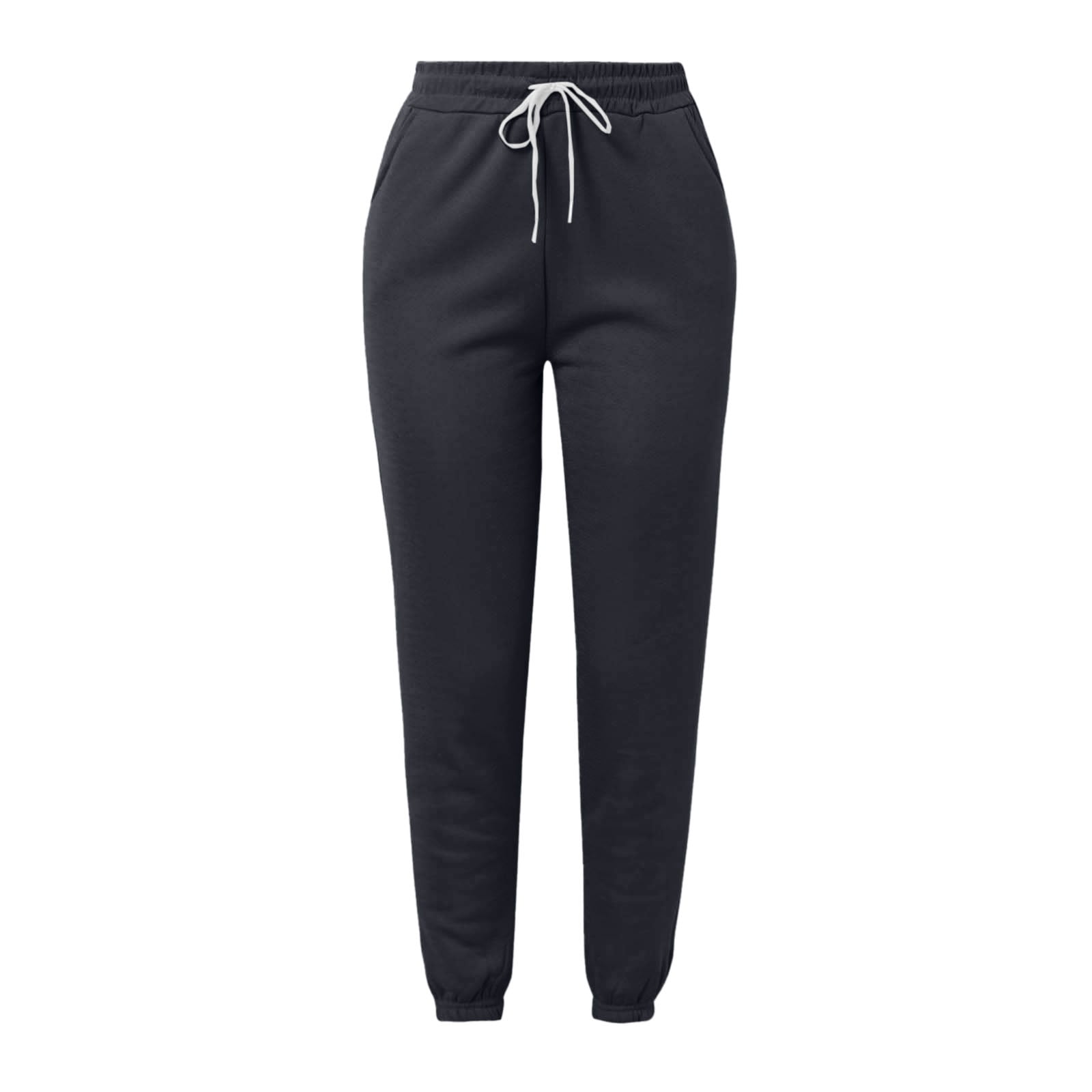 Summer Pants Women Work Pants Business Casual High Waist Sweats Casual ...