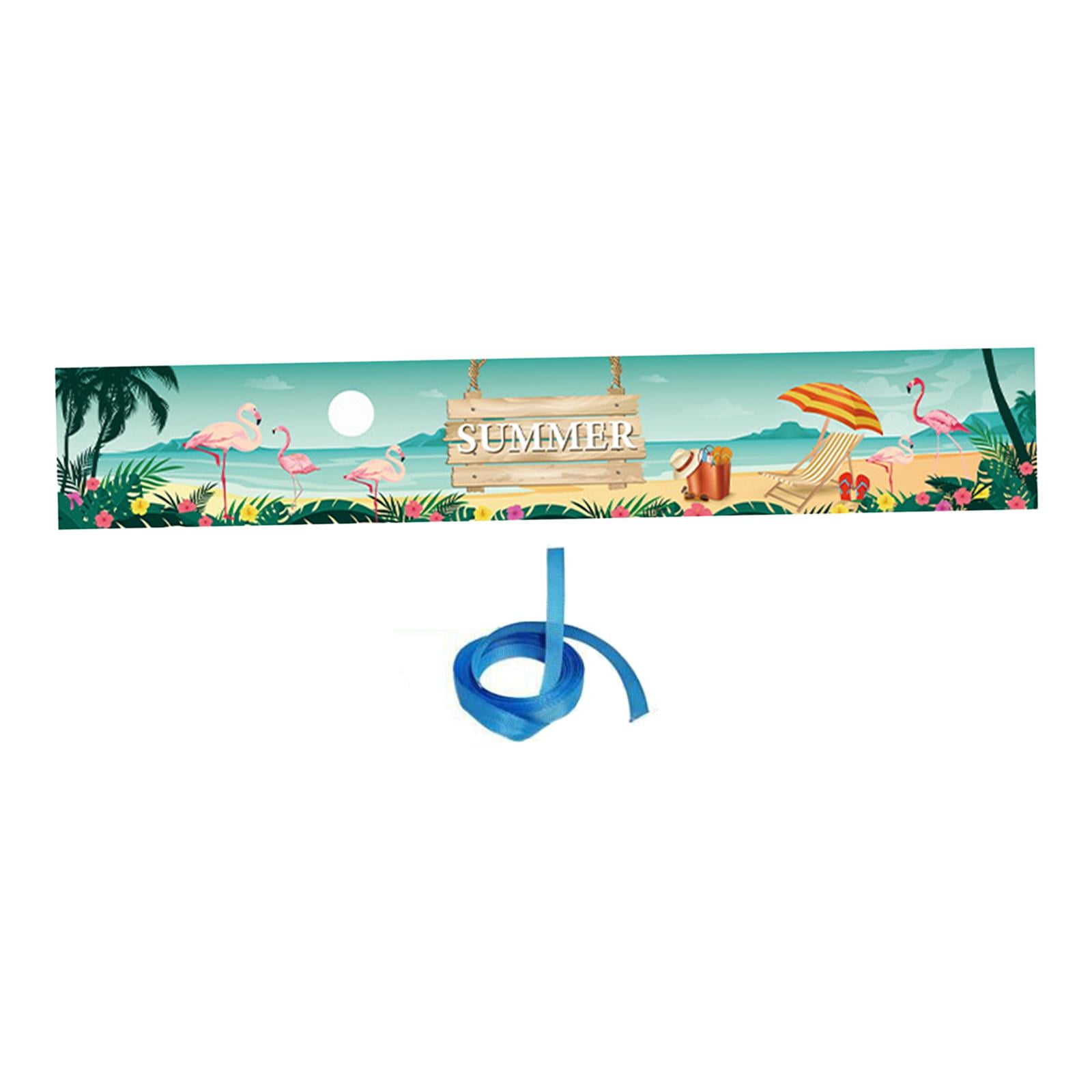 Summer Party Banner Garden Hanging Banner Large Birthday Party Door ...