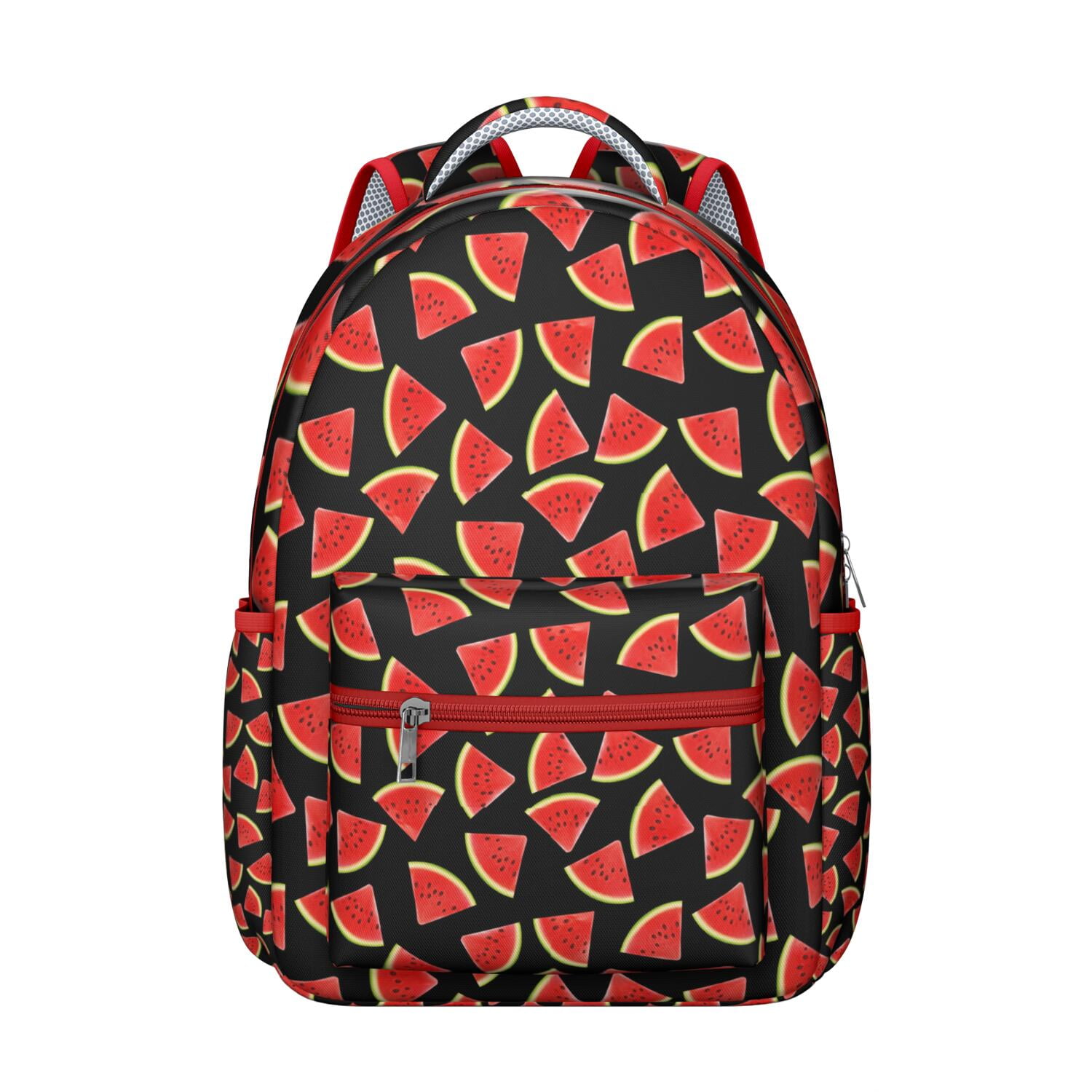 Summer Party Watermelon Students Backpack Fresh Watermelon Print School ...