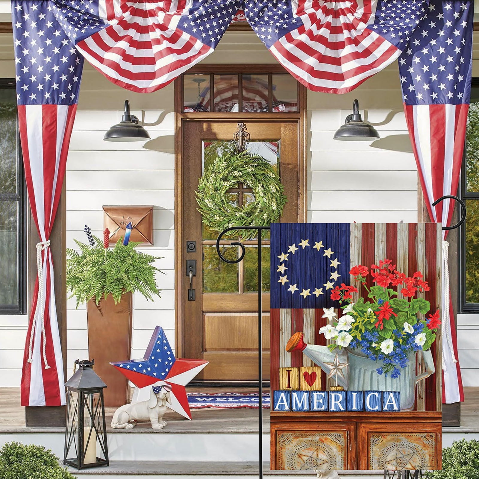 Summer Patriotic Garden Flag,4th Of July Garden Flags,4th Of July ...