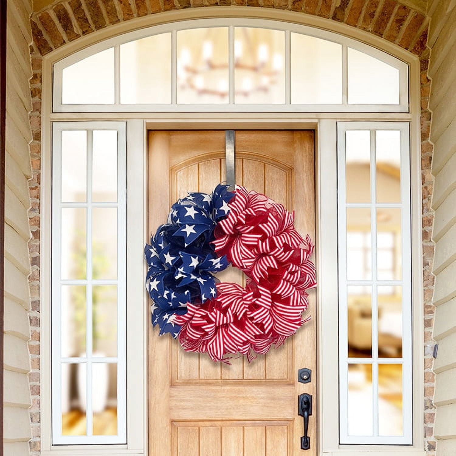 Summer Patriotic Independence Day Wreath, Memorial Day Wreaths for Front Door, Festival ...