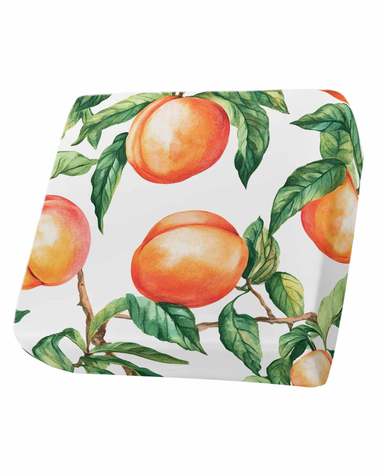 Summer Peach Sofa Couch Cushion Covers Washable, Removable Stretchable ...