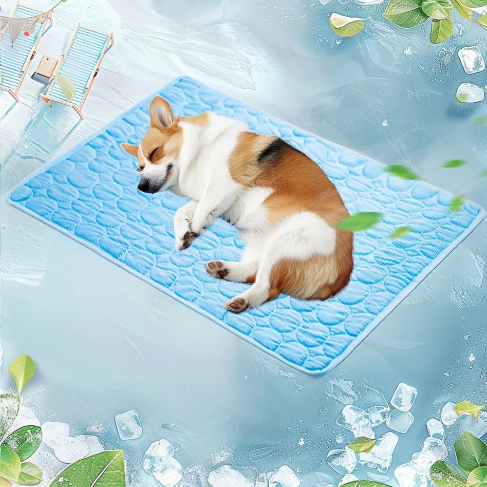 Summer Pet Ice Pad Cooling Ice Pad Bite Resistant Pet Pads Cat sofa Pad ...