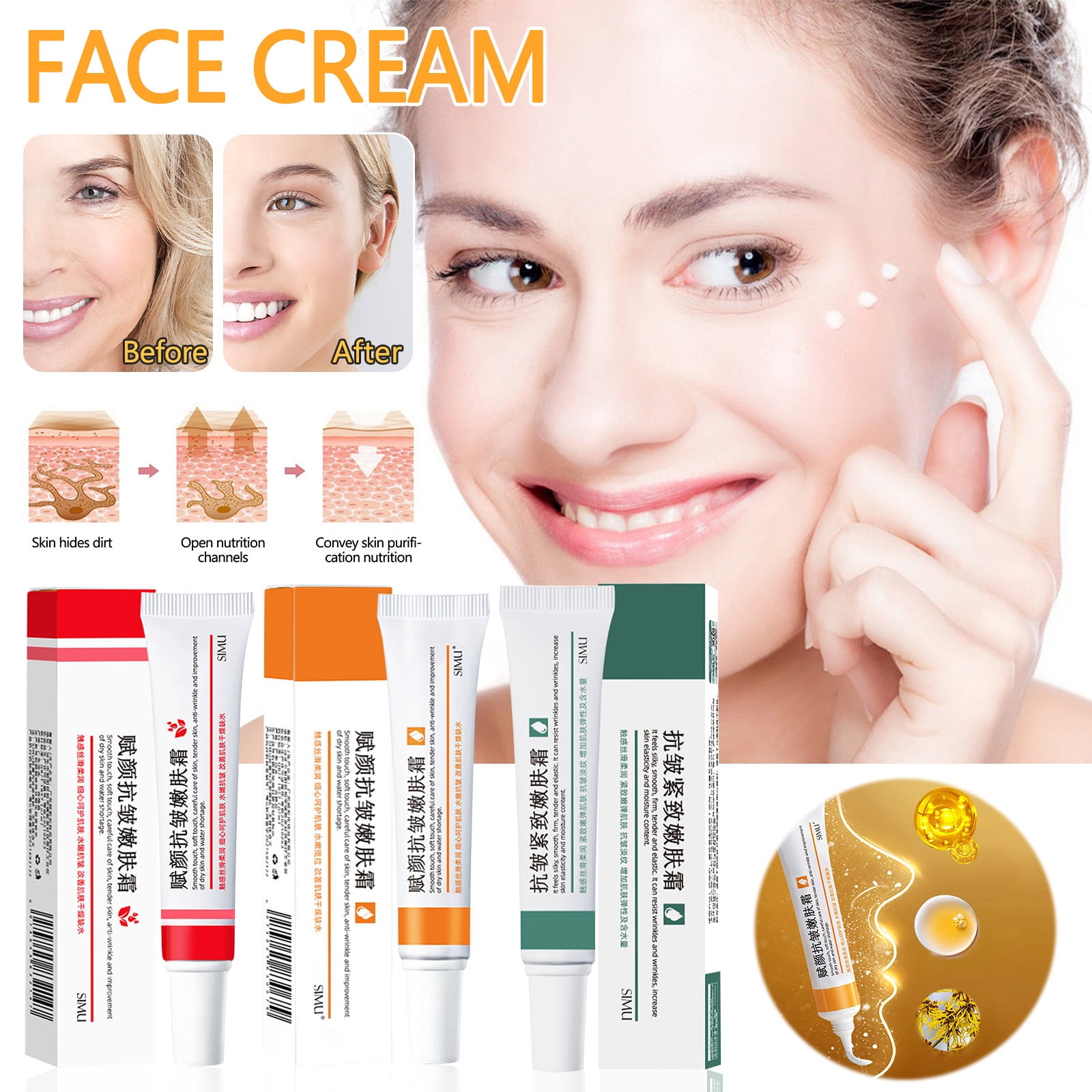 Summer Pick, Face Cream, Anti-Wrinkle Moisturizer, Hydrating ...