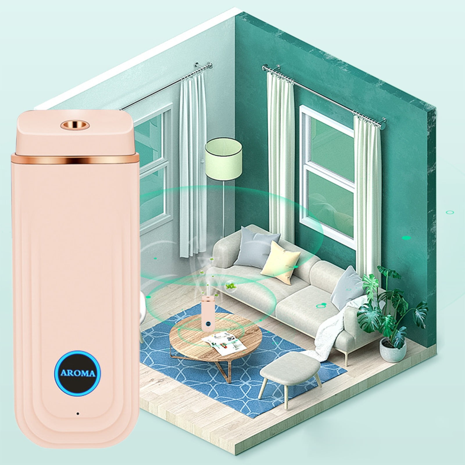 Summer Pick, Rechargeable Aroma Diffuser, 3-Speed Adjustable Diffuser ...