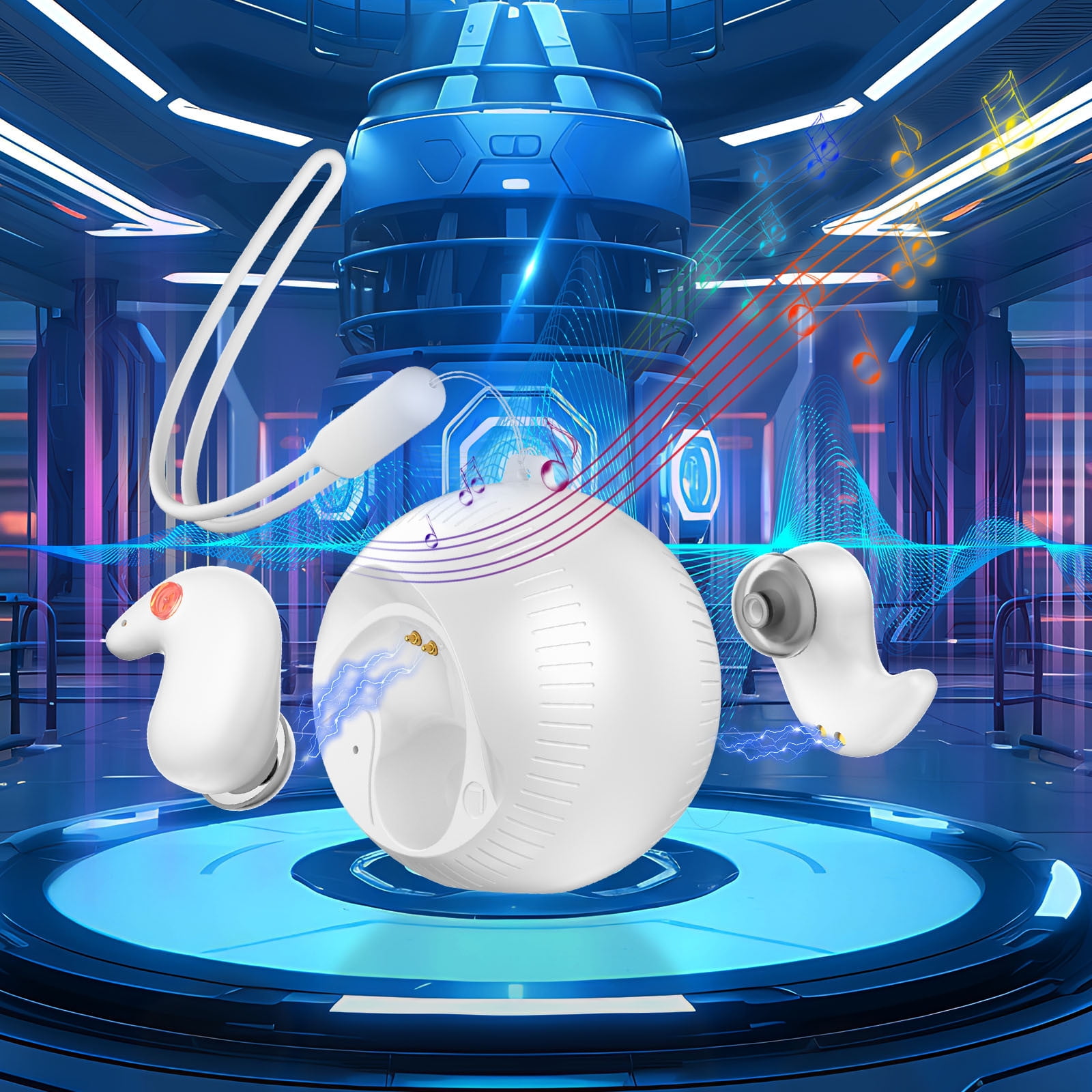 Summer Picks, Long - range Bluetooth Headset with Lanyard, Wireless ...