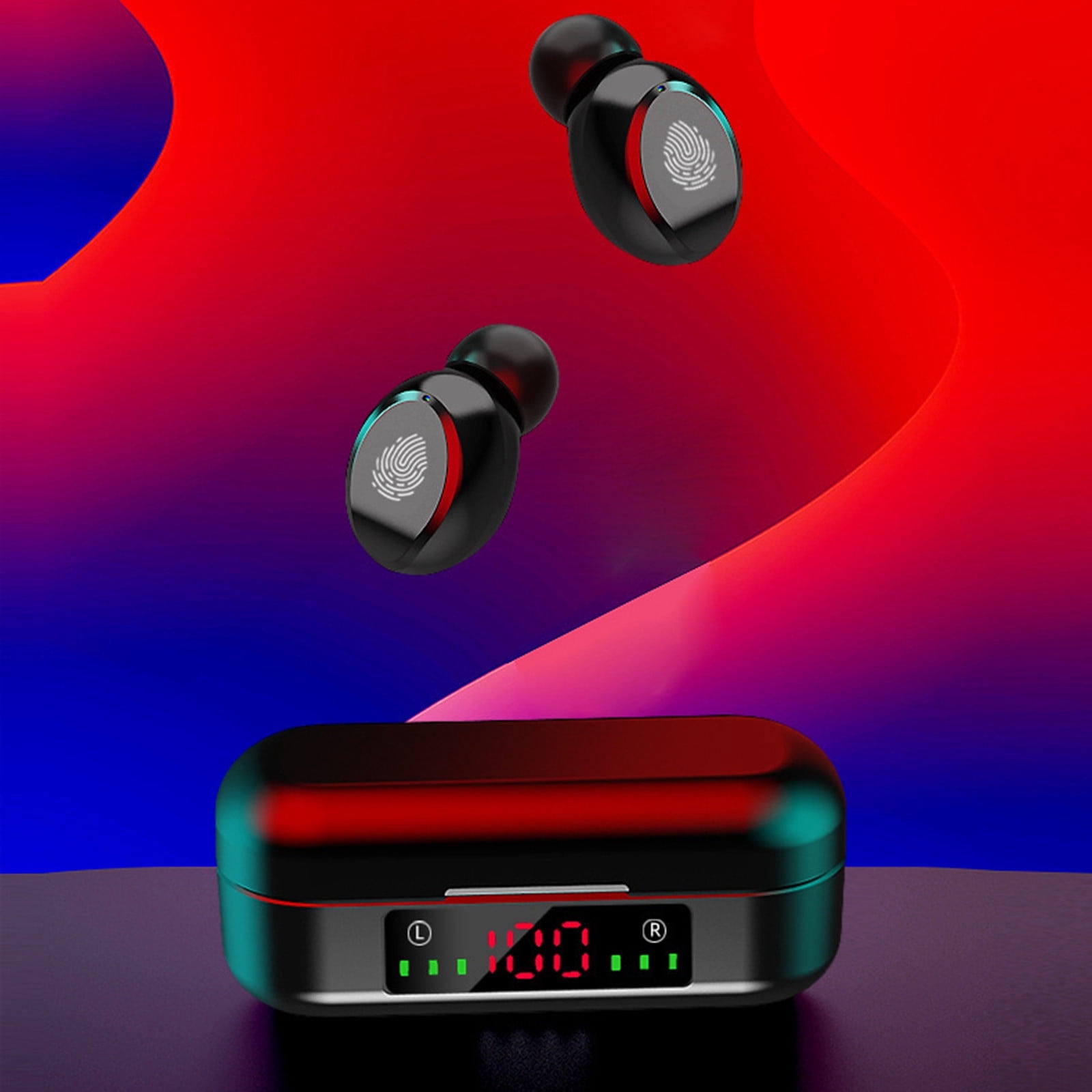 Summer Picks, Noise - Cancelling Bluetooth Earbuds, 5.1 Wireless with ...