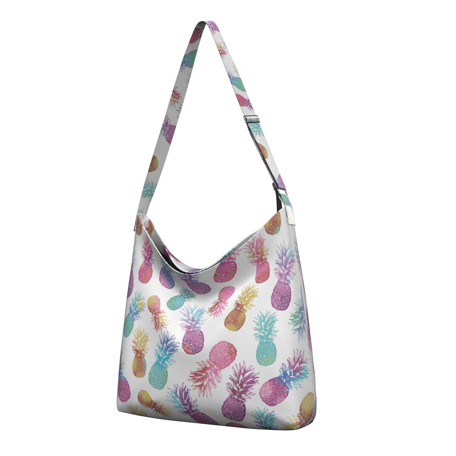 Summer Pineapple Crossbody Purse - Fashionable Large Capacity Bag with ...