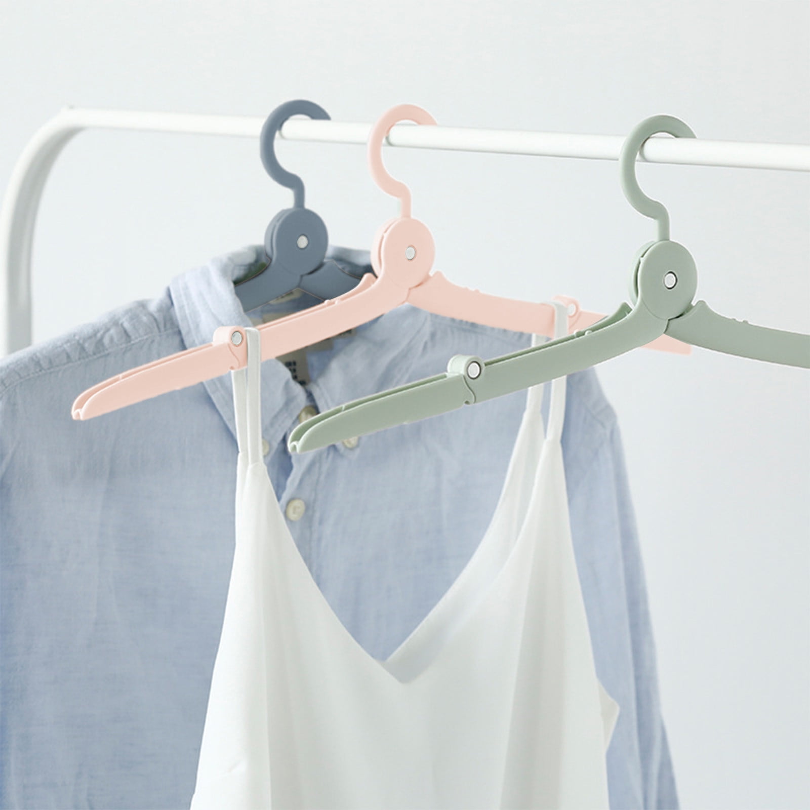 Summer Price, Travel Folding Hangers, Portable Clothes Hangers, Space ...