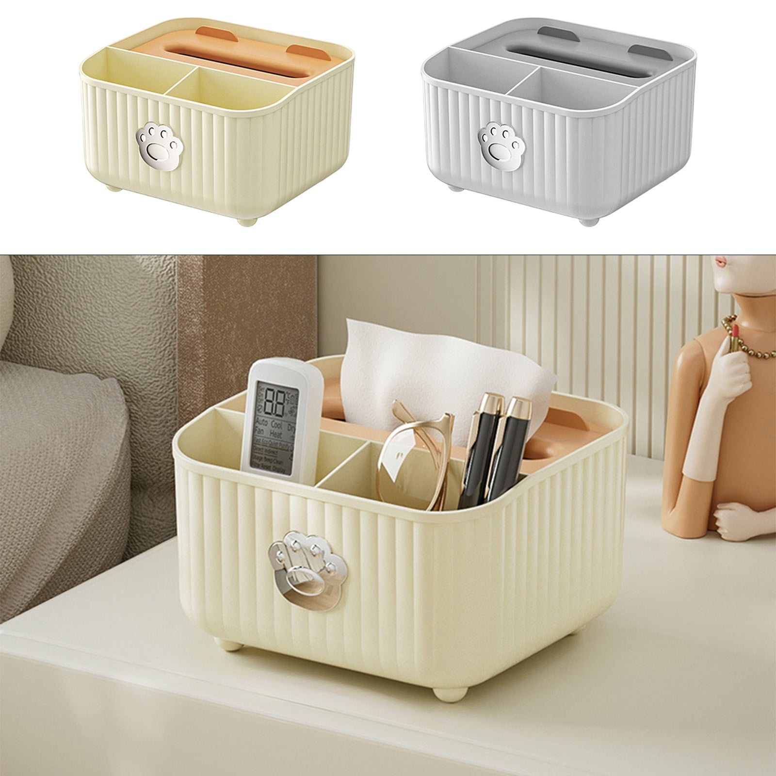 Summer Promo, Topliu Tissue Box Storage Remote Control Desk Box Living ...