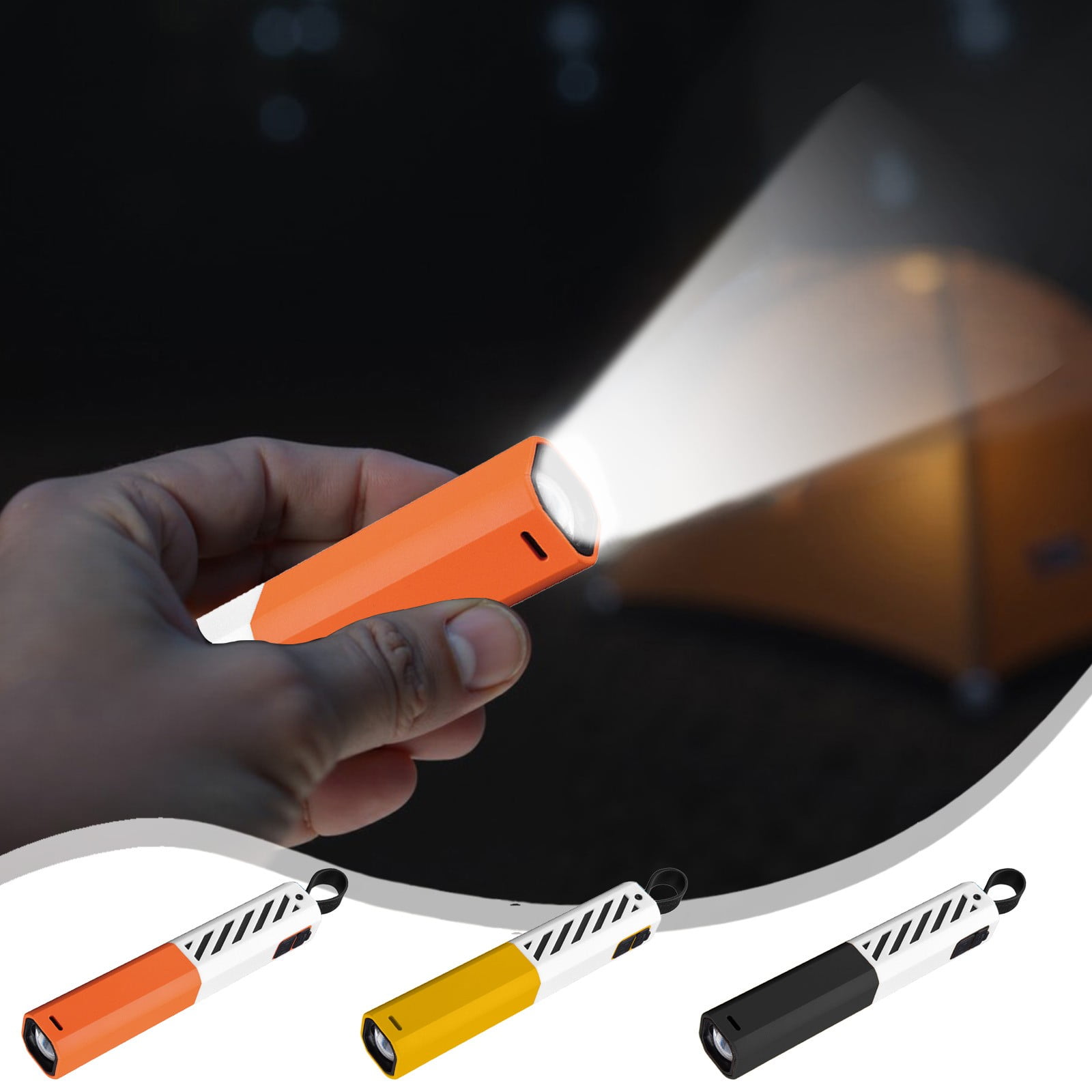 Summer Promo, Vsgery Mini LED Zoom Flashlight, Portable Rechargeable ...