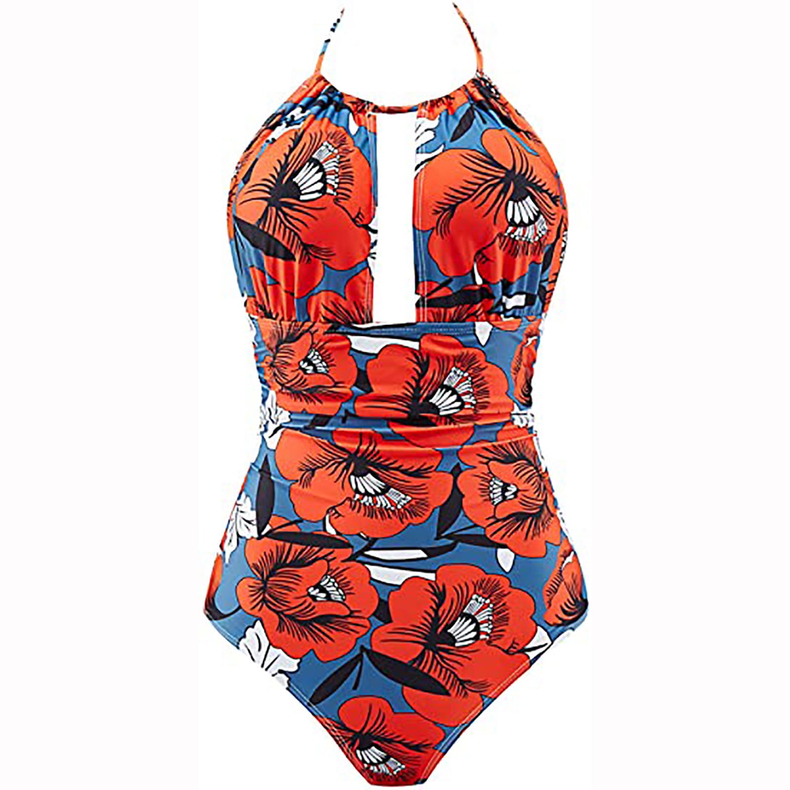 Summer Promotion UTSJKR One Piece Swimsuits for Women Floral Printing ...
