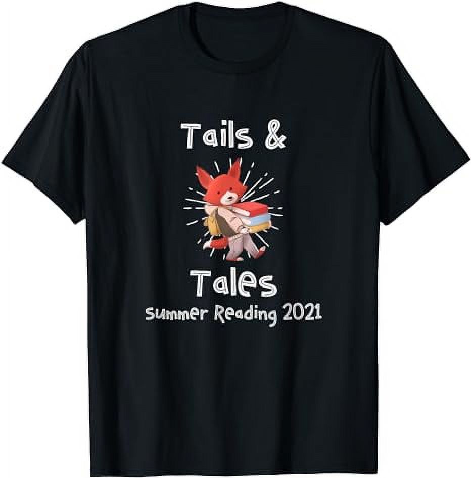Summer Reading 2021 Tails and Tails Librarian Prize Gift T-Shirt ...