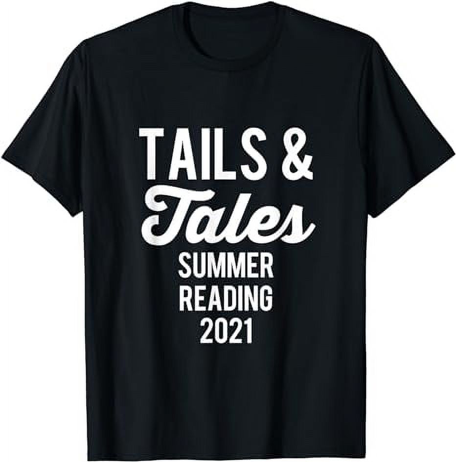 Summer Reading 2021 Tails and Tails Librarian Prize Gift T-Shirt ...