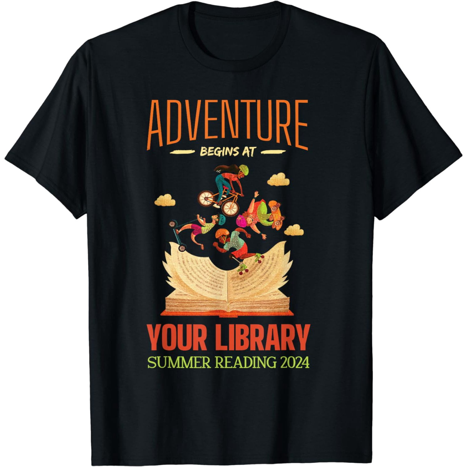 Summer Reading Program 2024 Adventure Begins At Your Library T-Shirt ...