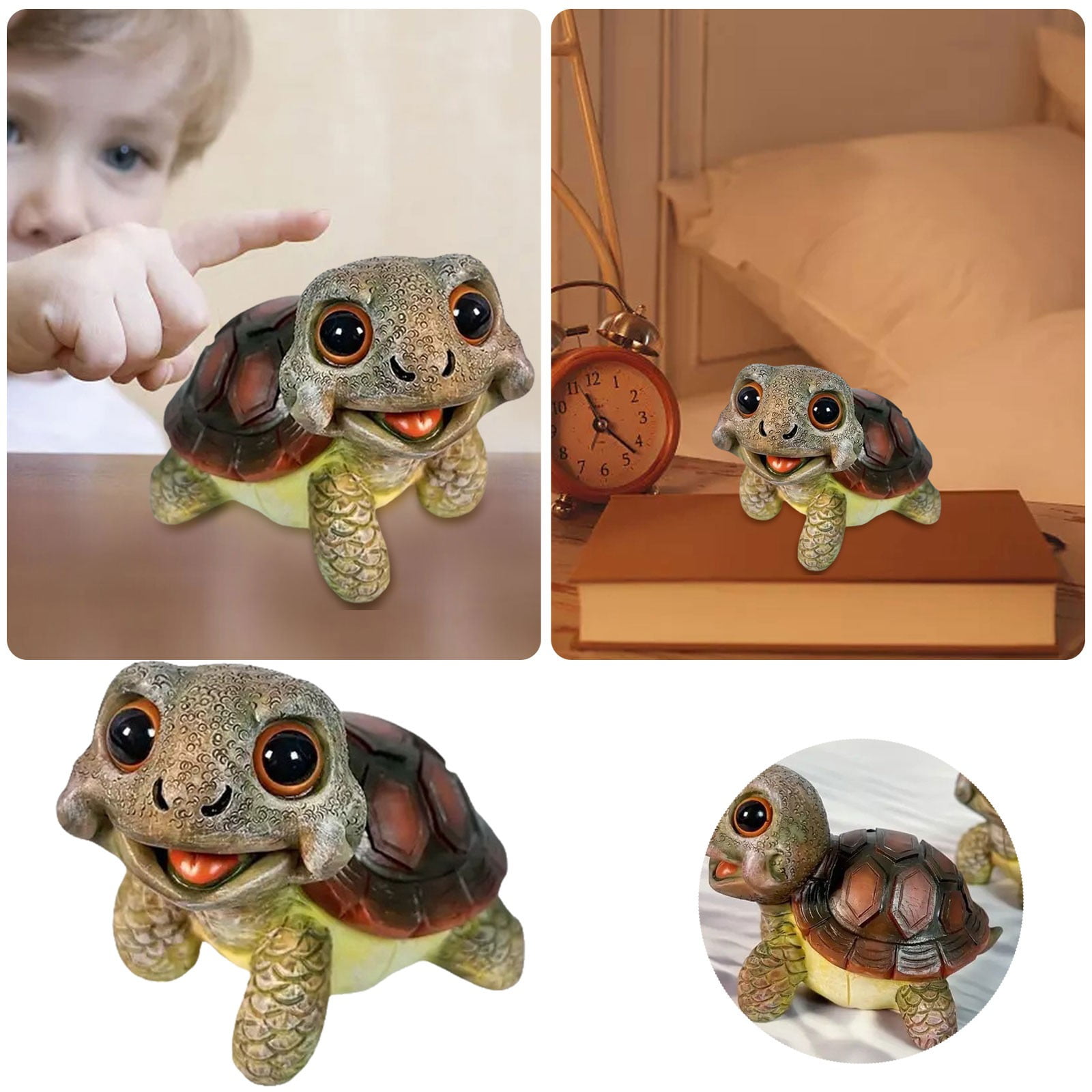 Summer Resin Turtle Statues for Garden Decor - Cute Outdoor & Indoor ...