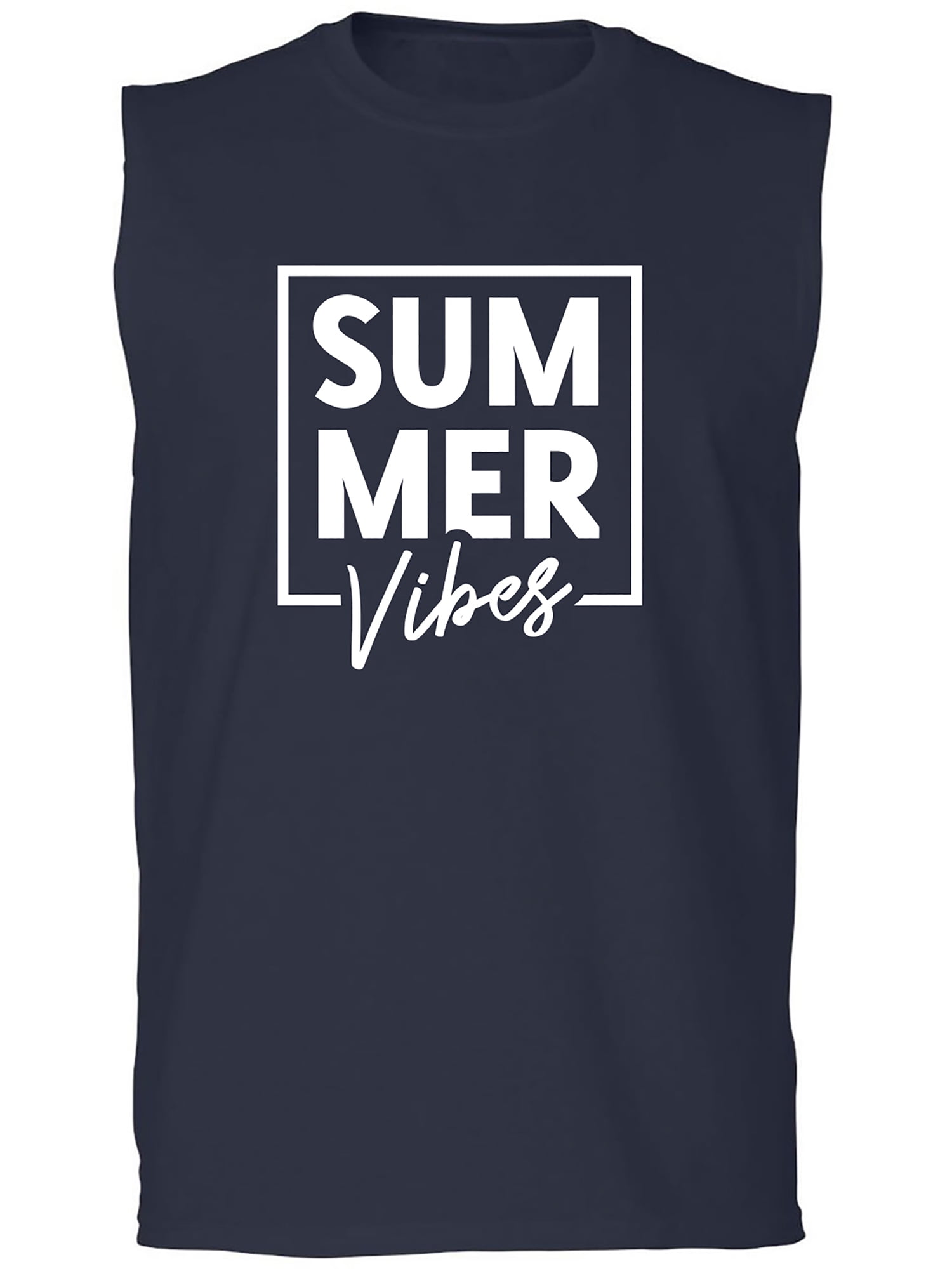 Summer "SUM MER Vibes" Adult Sleeveless Tee - Walmart.com
