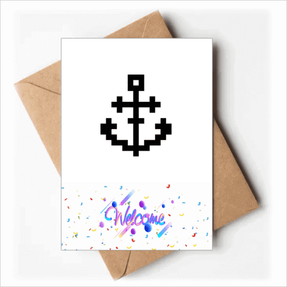 Summer Sail Sailors Ship Pixel Welcome Back Greeting Cards Envelopes ...