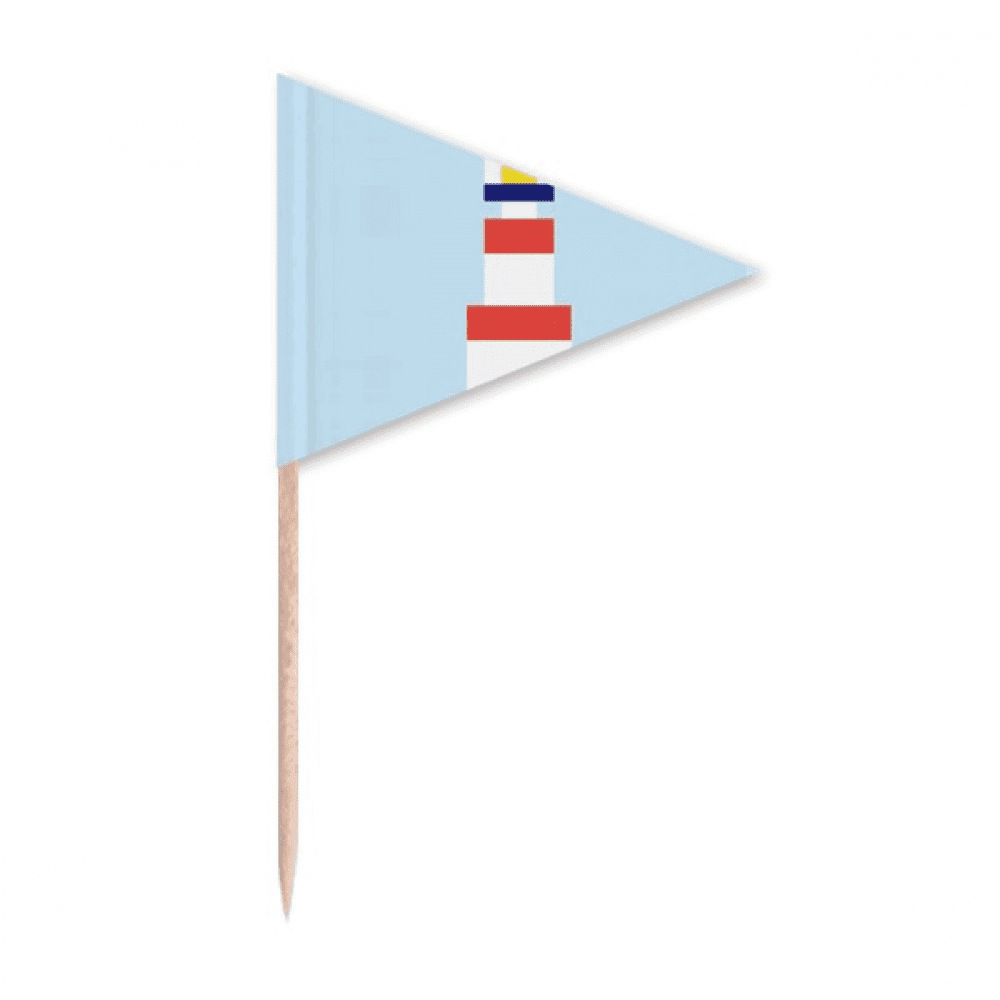 Summer Sail Tower Pixel Art Deco Fashion Toothpick Triangle Cupcake ...