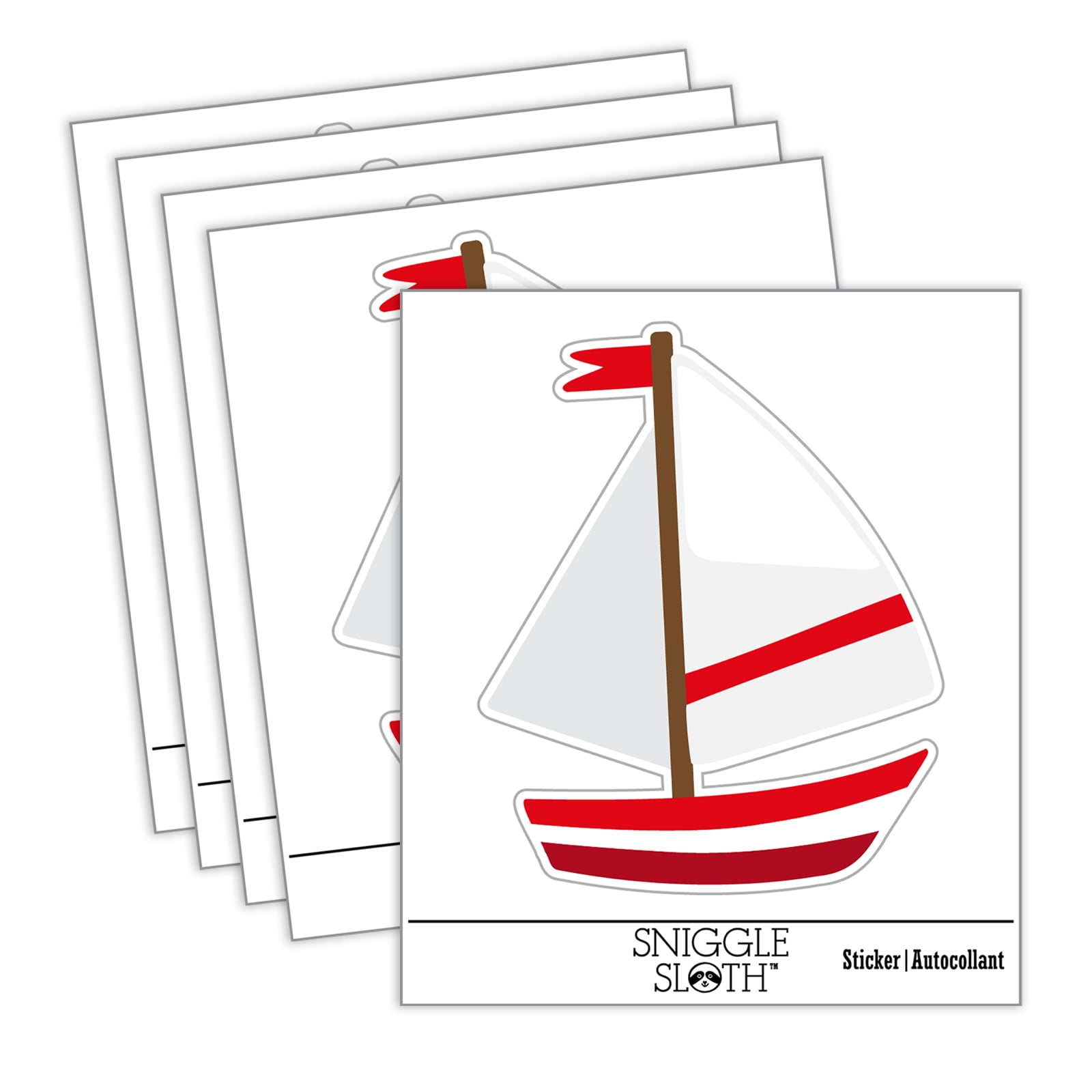 Summer Sailboat Sailing Car Window Bumper Water Bottle Phone Tablet ...