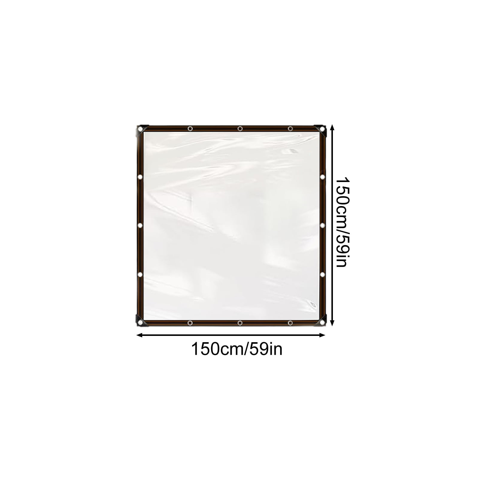 Summer Sale,Clear Tarps Poly Tarpaulin, Outdoor Garden Rainproof Cover ...