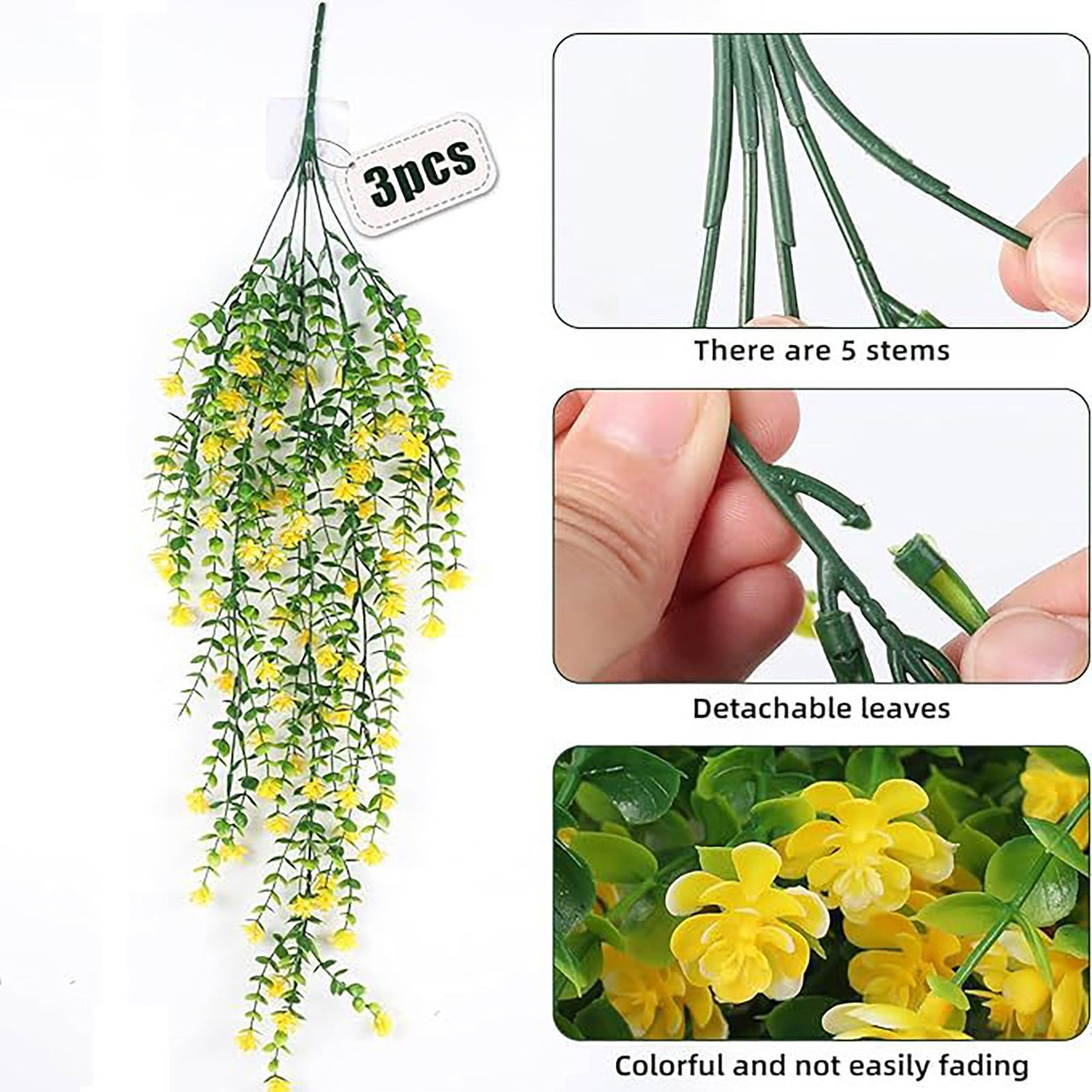 Summer Sale Simulation Camellia Hanging Simulation Flower Rattan ...