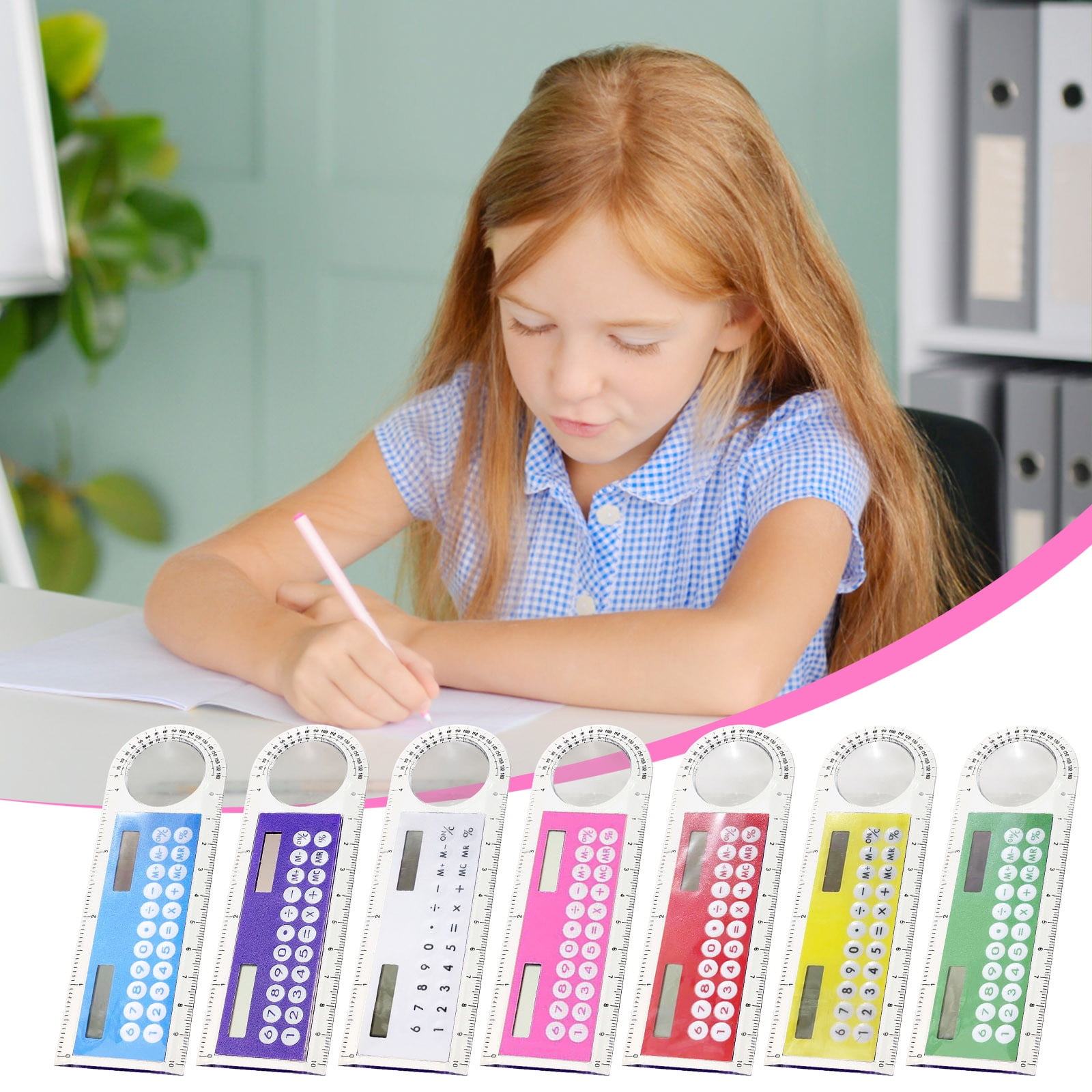 Summer Sale, Solar Ruler Calculator, 10cm Large Display, Mini Solar ...