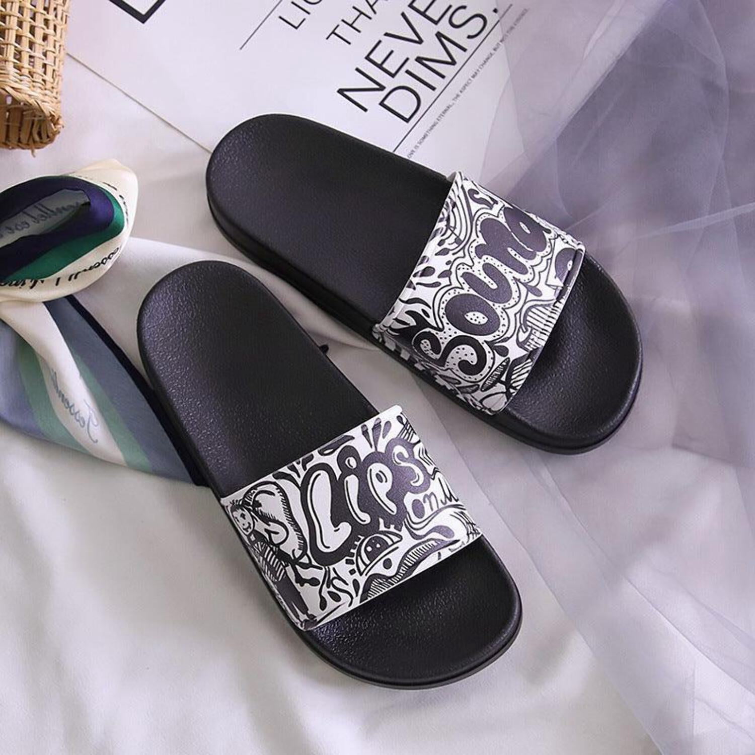 Summer Sandals And Slippers Couple Taking a Bath at Home - Walmart.com