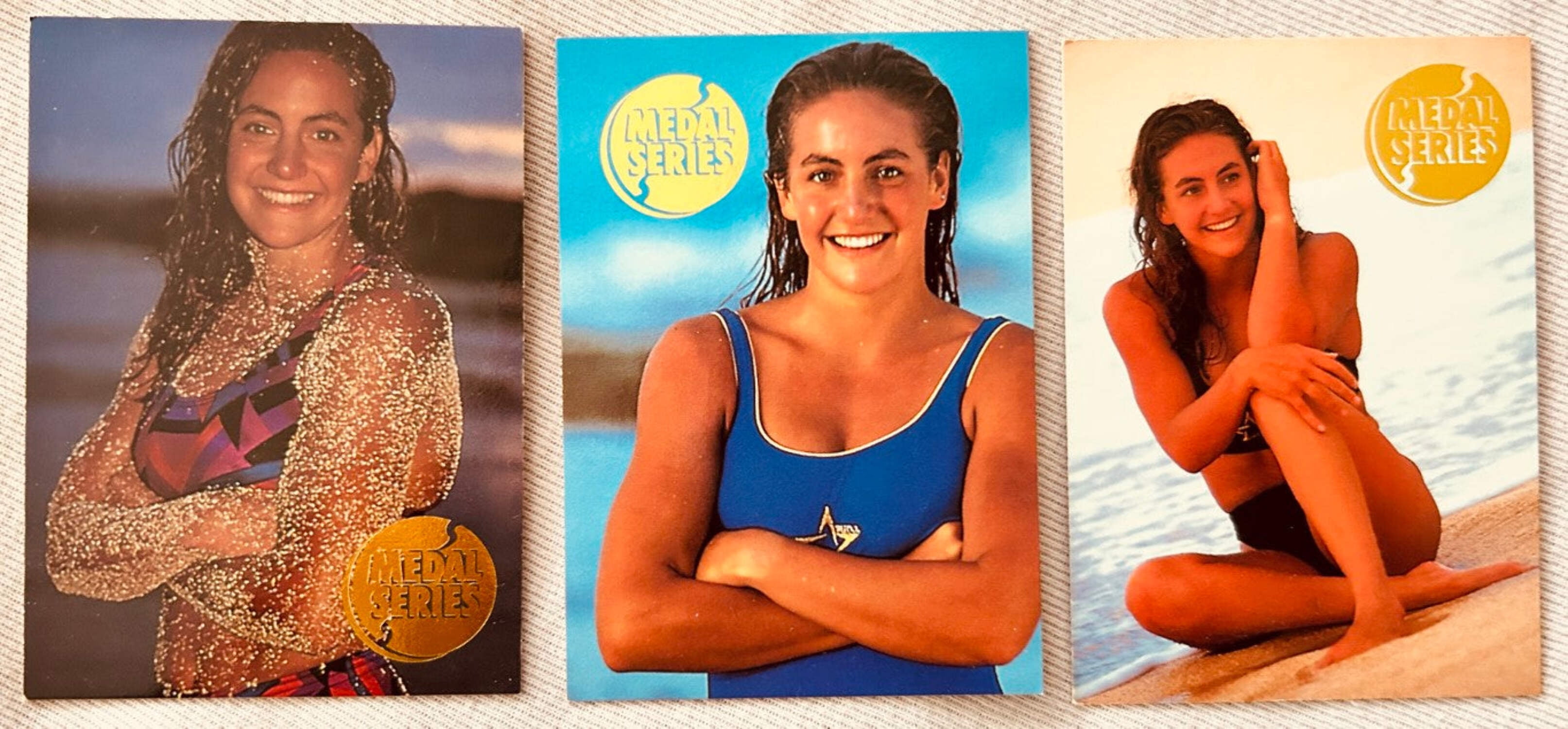 Summer Sanders 1993 Portfolio partial set of 3 Medal Series chase cards - Walmart.com