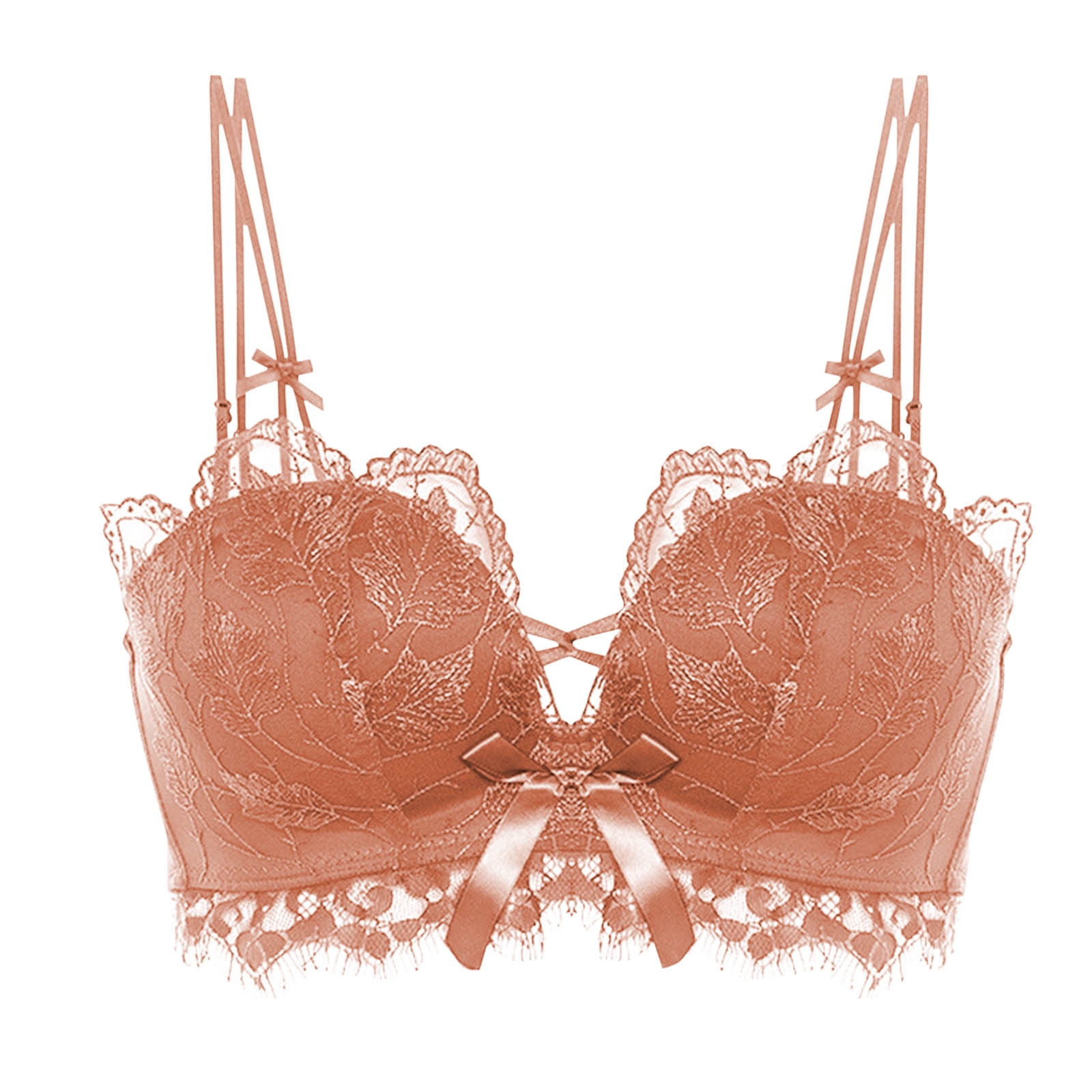 Summer Saving Clearance 2025 Qnanspi Womens Plus Size Bra,Woman's Solid ...