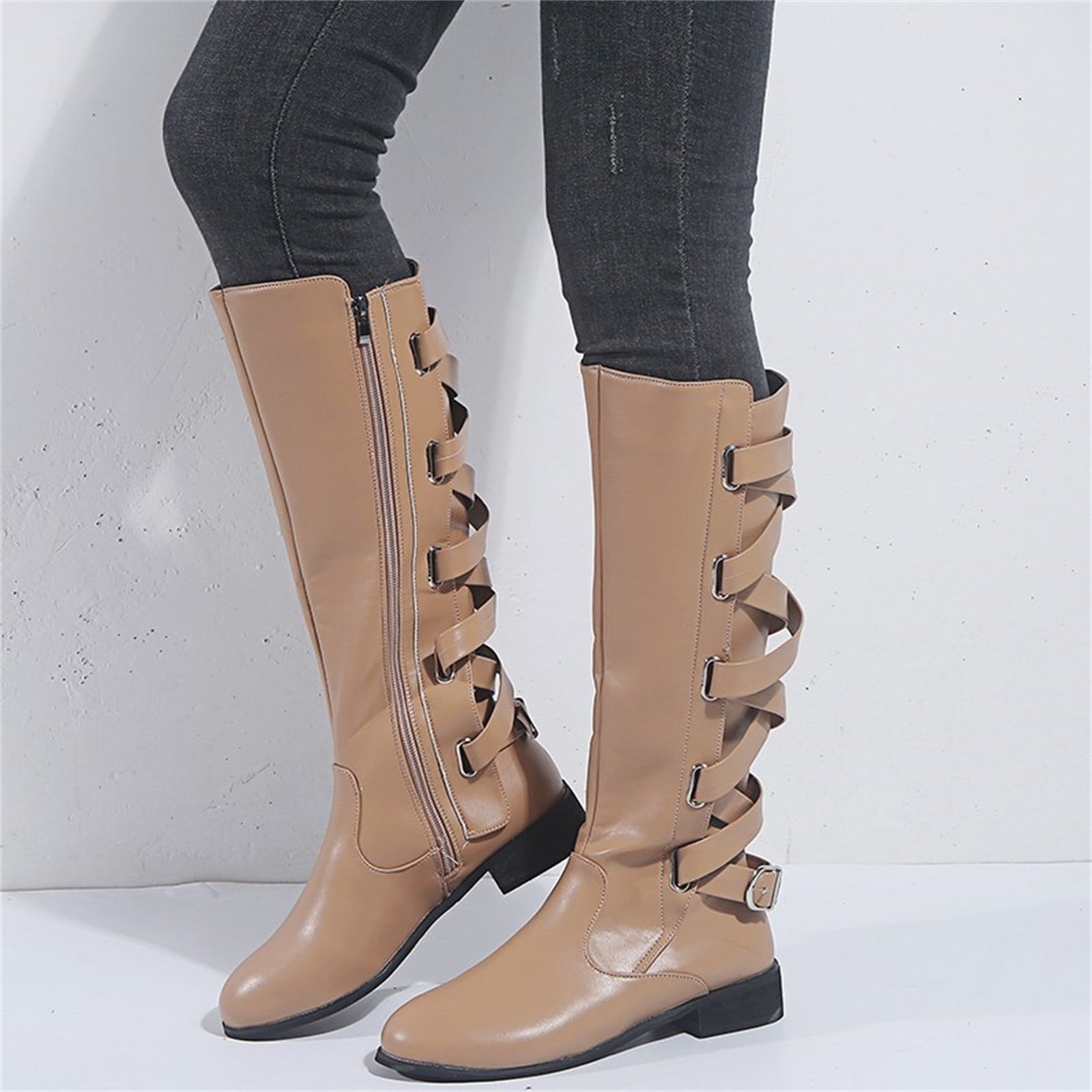 Summer Saving Clearance AXXD Mid-Calf Boots,Logger Boots Daily Mom ...
