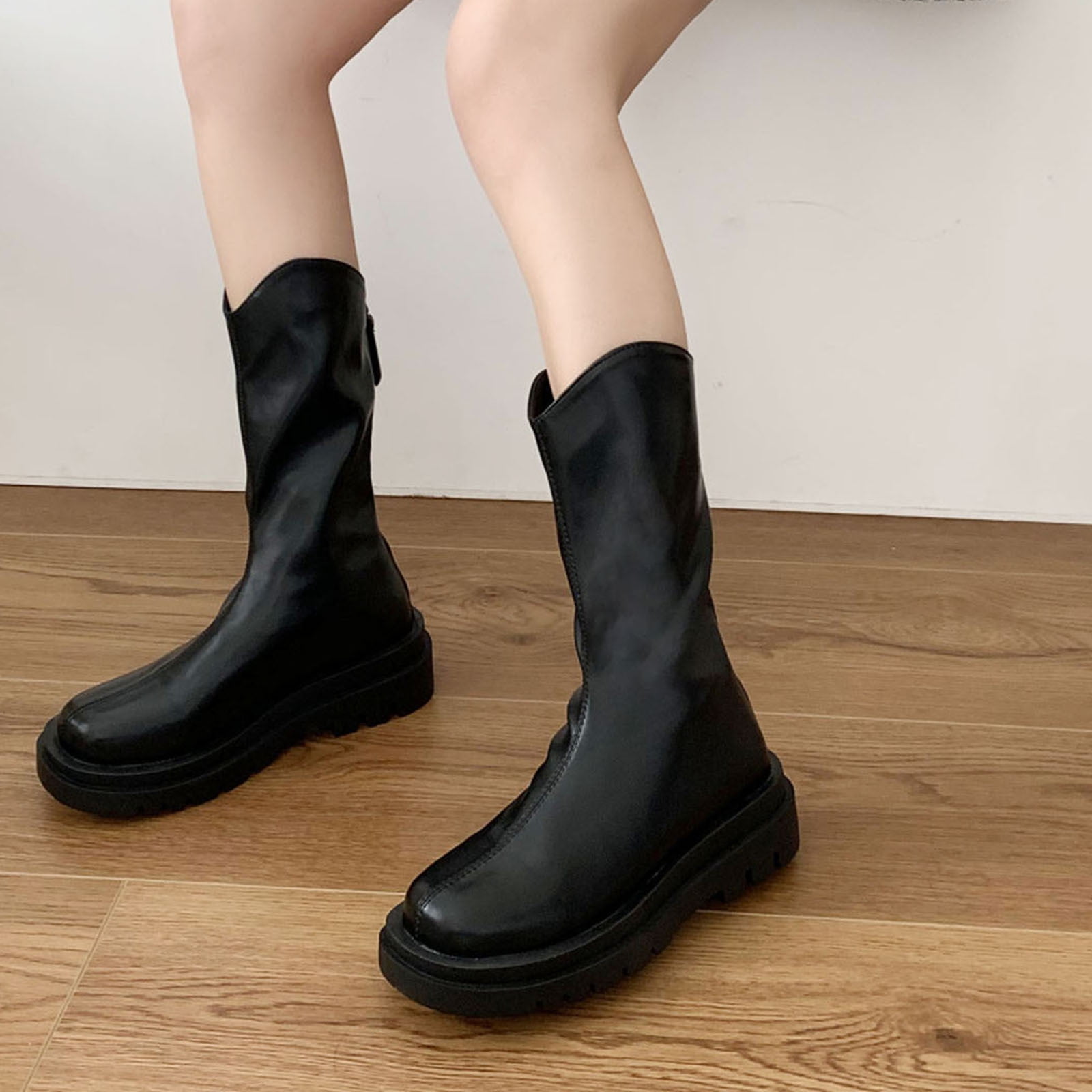Summer Saving Clearance AXXD Mid-Calf Boots,Soft Fall Boots For Women ...