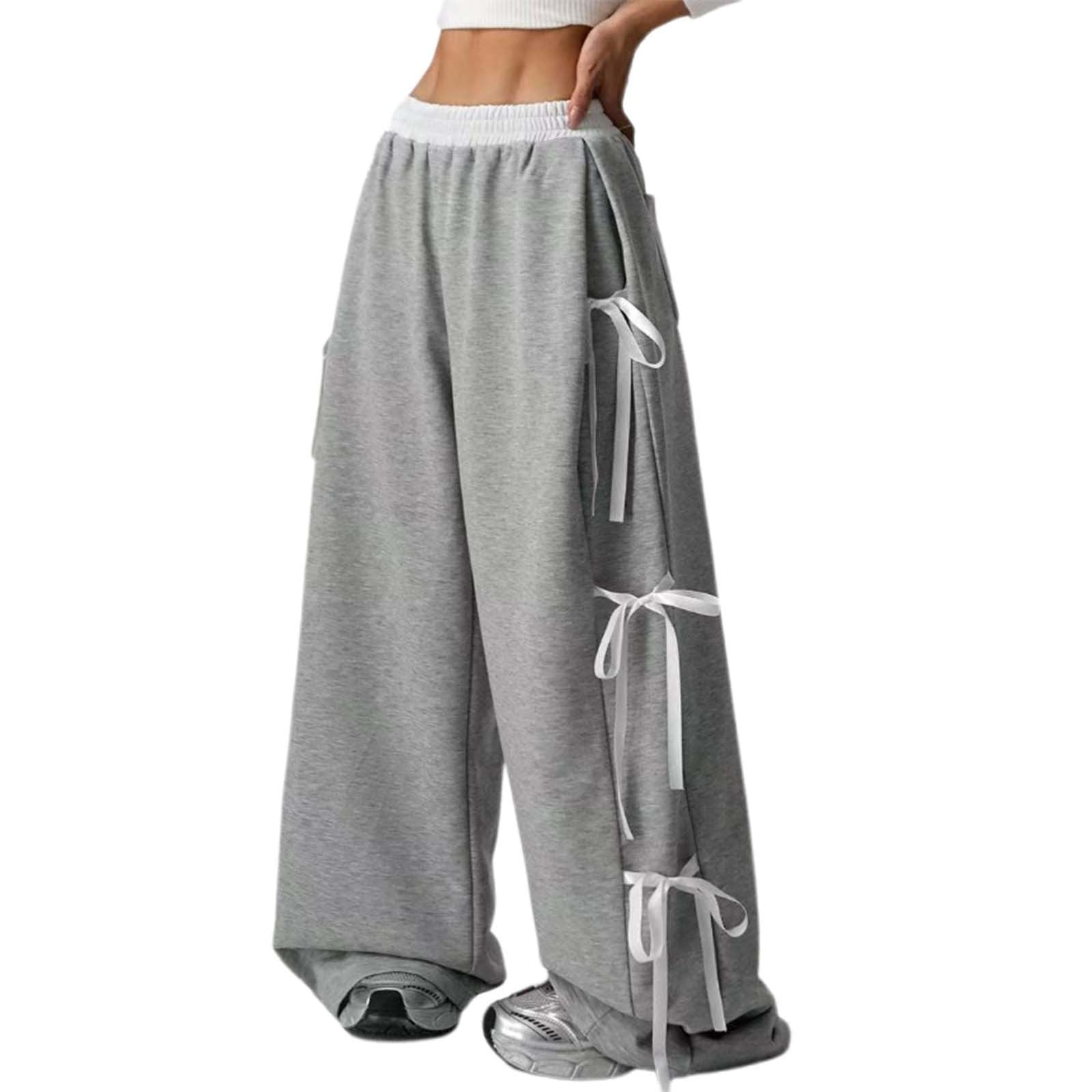 Summer Saving Clearance! LINGLANG Summer Pants For Women Wide Leg ...