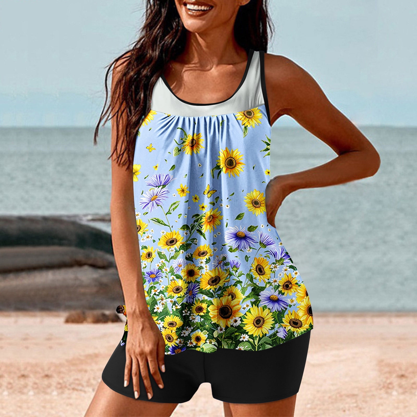 Summer Saving Clearance Pitauce Swim Suits for Women 2024 Floral ...