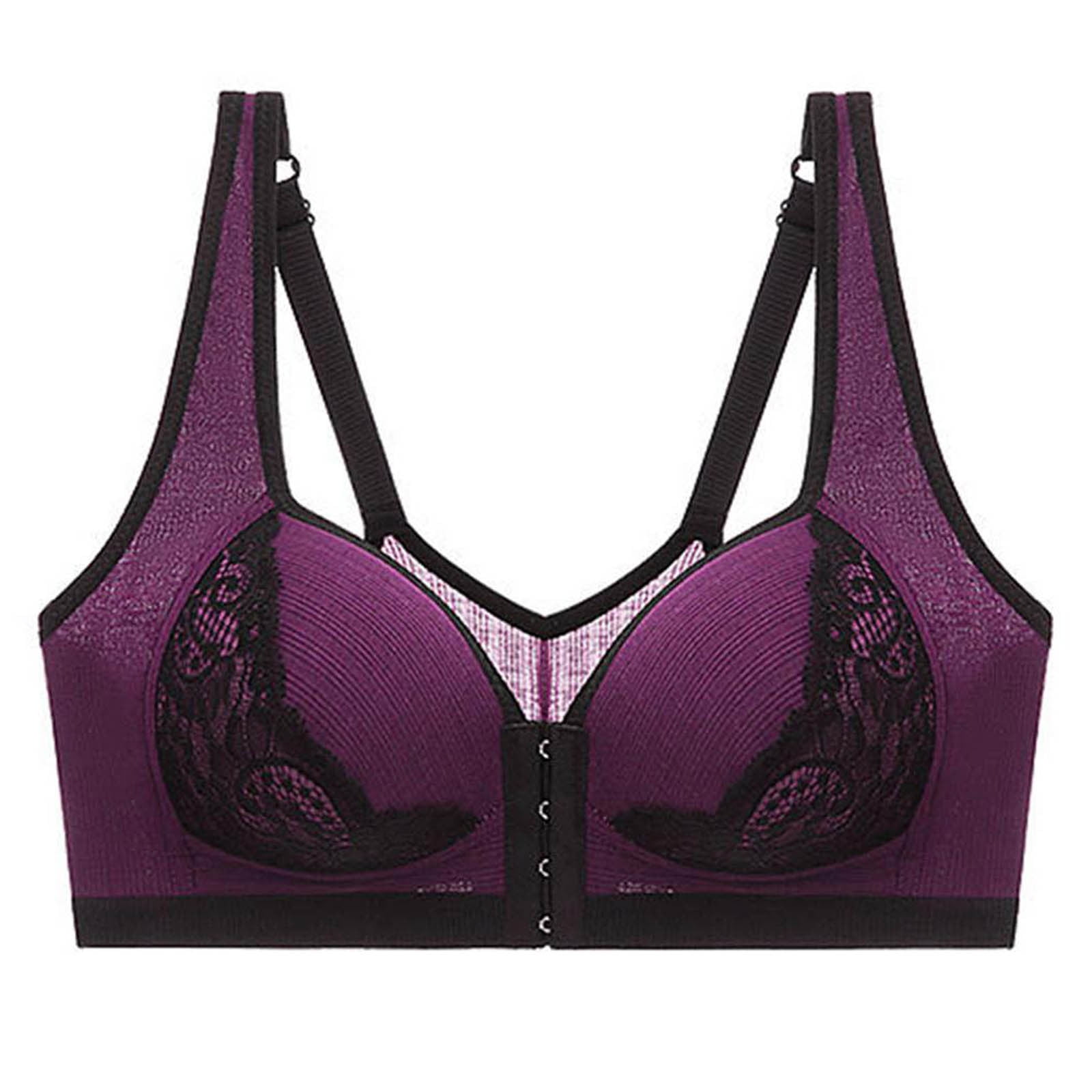 Summer Saving Clearance! THDHVS Clearance Bras for Womens,Women's Front Button Underwear,Women's ...