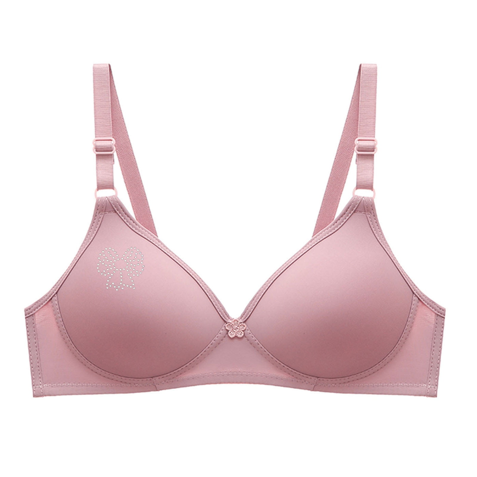 THDHVS Womens Plus Size Bras,Wireless Bras for Women,Women's Bra Soild ...