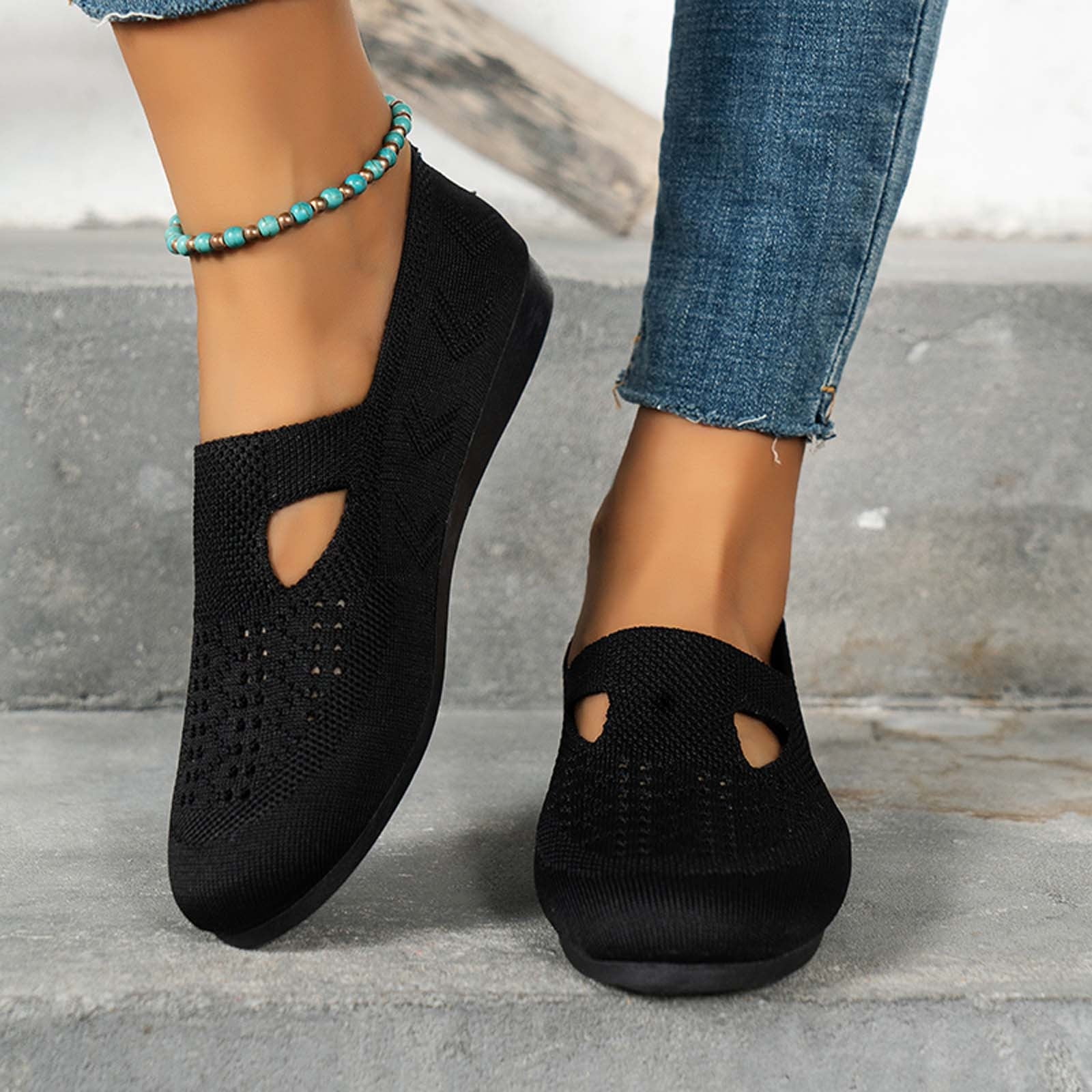 Summer Saving Clearance! Itsun Womens Dress Shoes Womens Solid Color ...