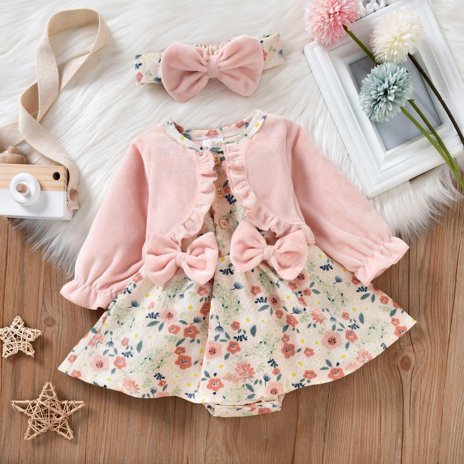 Summer Saving Sentmoon Summer Outfits for Girl Bow Tie Girls Dresses ...