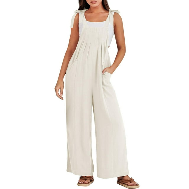 Summer Saving Teocary 2024 New Jumpsuits For Women Casual Jumpsuit